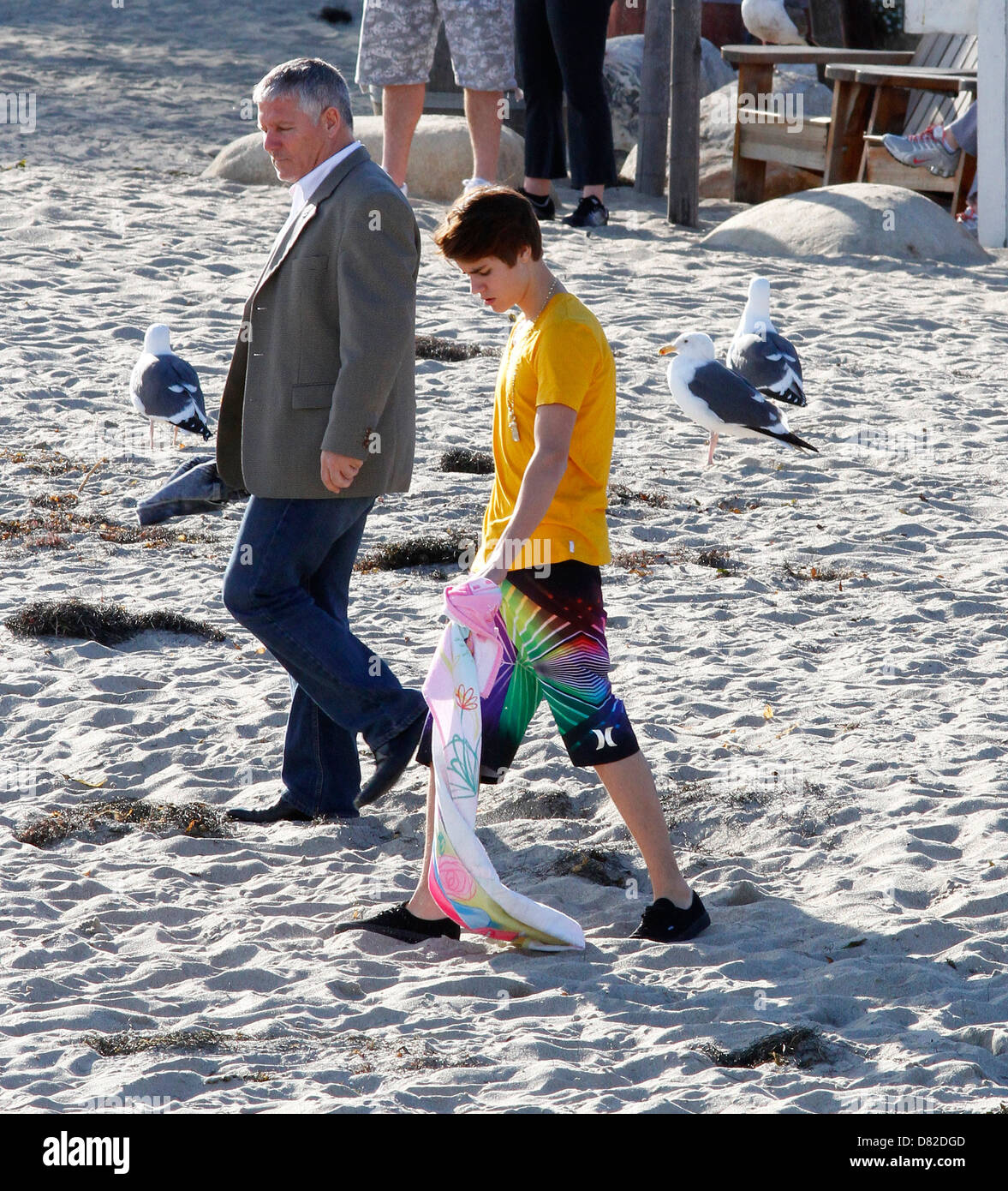 Selena Gomez And Justin Bieber Beach