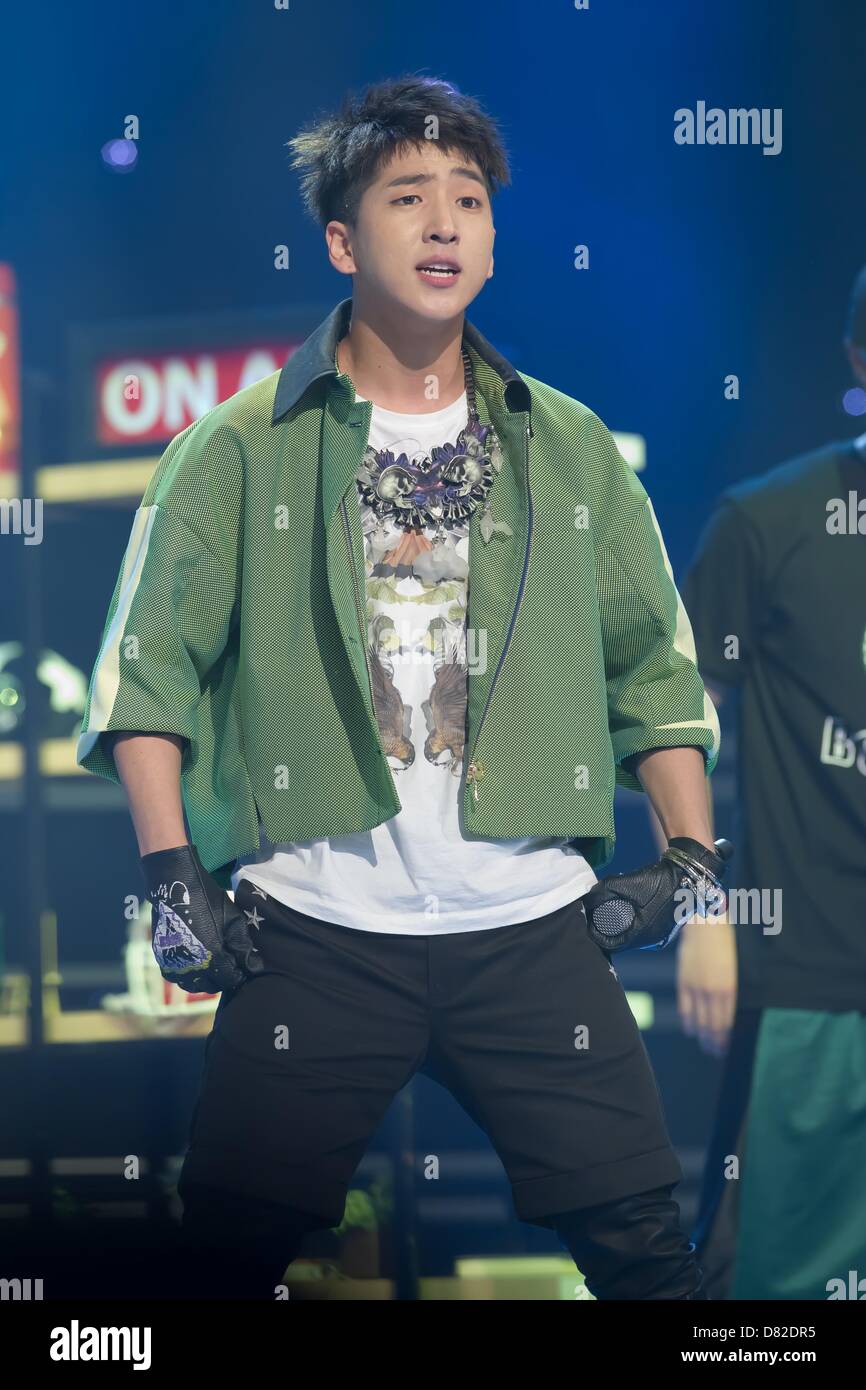 Boy group B1A4 on the set of MBC MUSIC SHOW CHAMPION in Seoul, South Korea on Wednesday May 15 ...