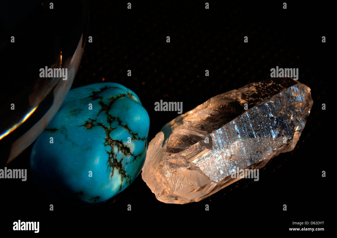 QUARTZ AND TURQUIOSE Stock Photo - Alamy