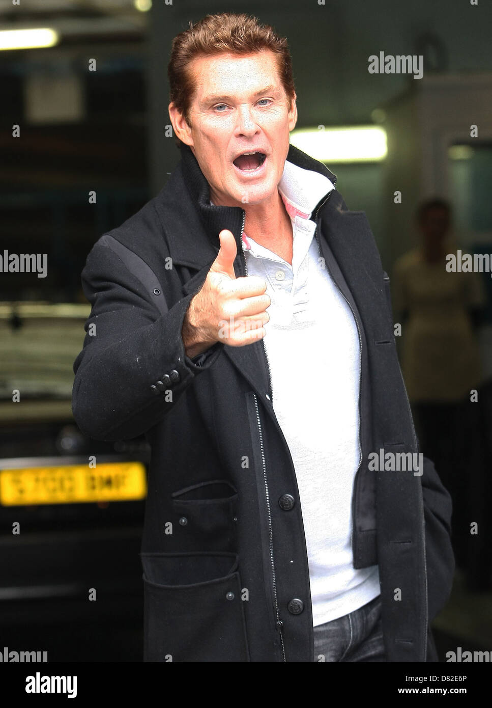 David Hasselhoff at the ITV studios London, England - 28.02.12 Stock ...