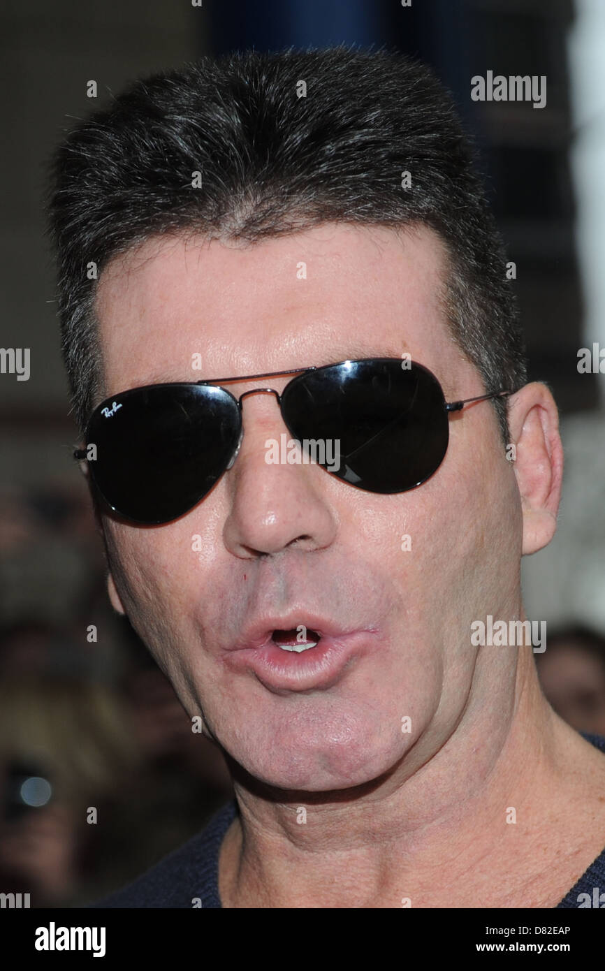 Simon Cowell arriving at the auditions for 'Britain's Got Talent' at ...