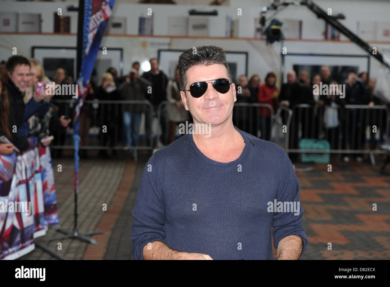 Simon Cowell arriving at the auditions for 'Britain's Got Talent' at ...