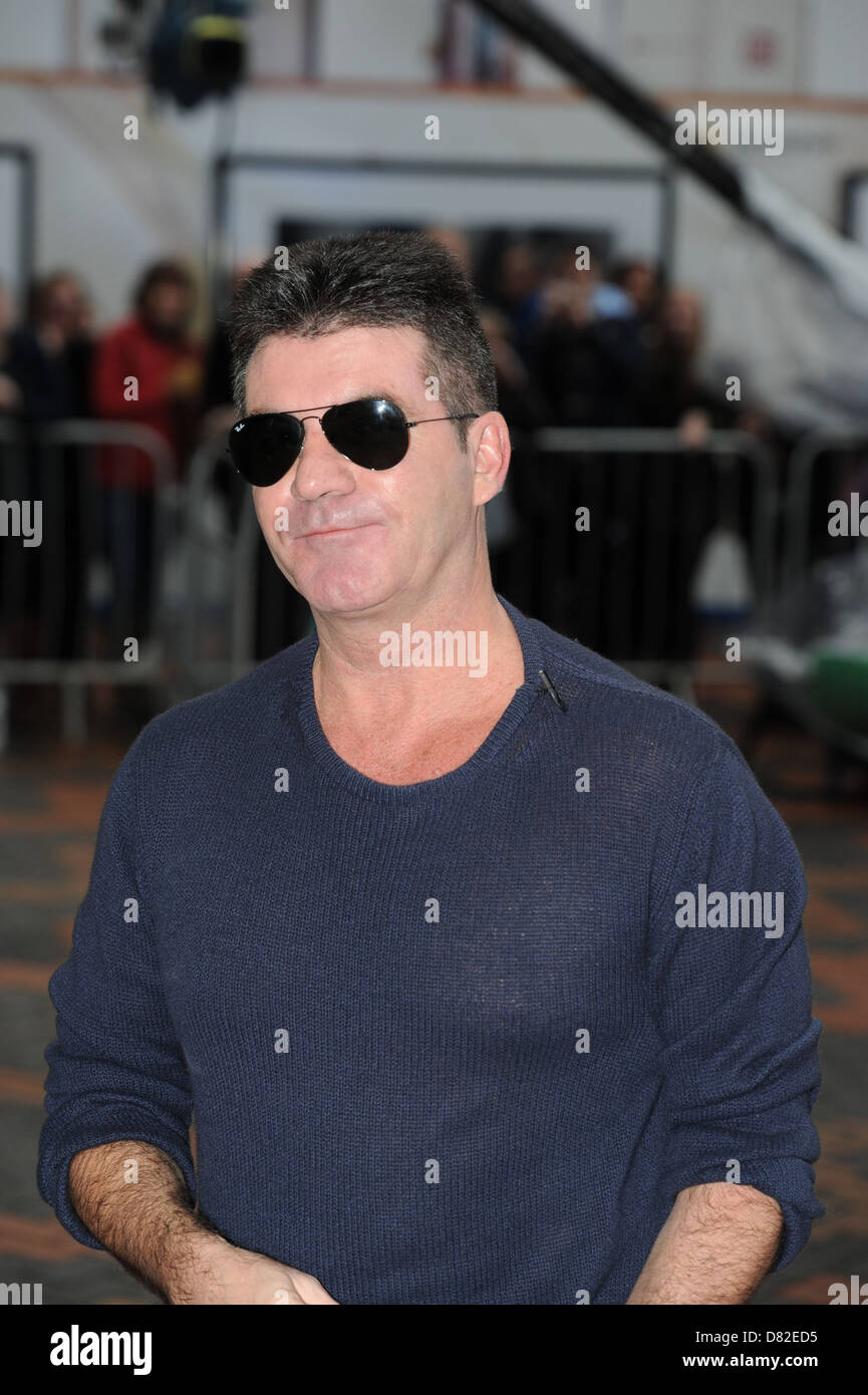 Simon Cowell arriving at the auditions for 'Britain's Got Talent' at ...