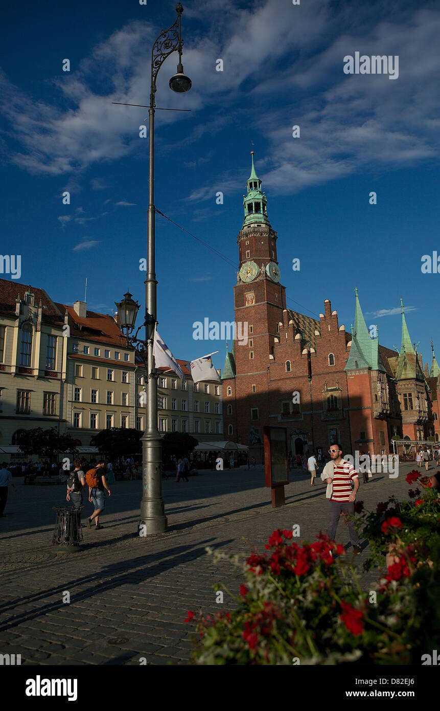 The Gothic Market in Wroclaw Stock Photo - Alamy