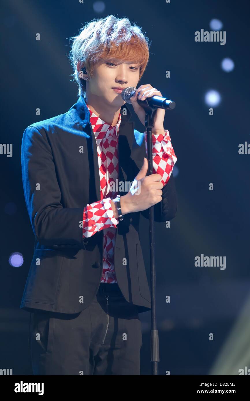 Boy group B1A4 on the set of MBC MUSIC SHOW CHAMPION in Seoul, South Korea on Wednesday May 15 ...