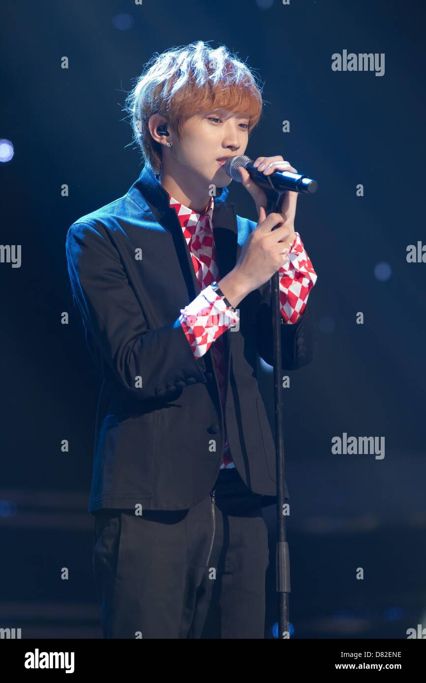 Boy group B1A4 on the set of MBC MUSIC SHOW CHAMPION in Seoul, South Korea on Wednesday May 15 ...