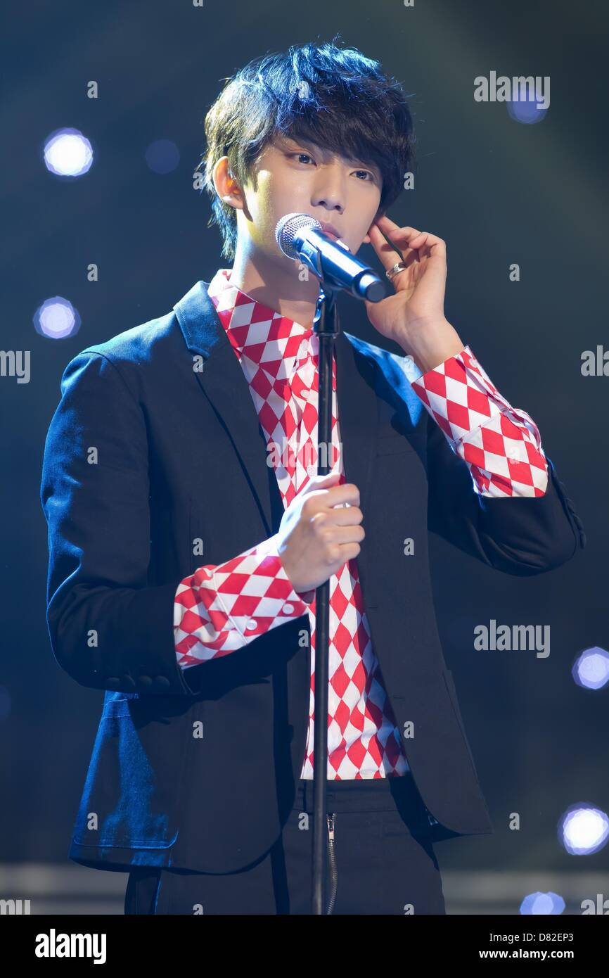 Boy group B1A4 on the set of MBC MUSIC SHOW CHAMPION in Seoul, South Korea on Wednesday May 15 ...