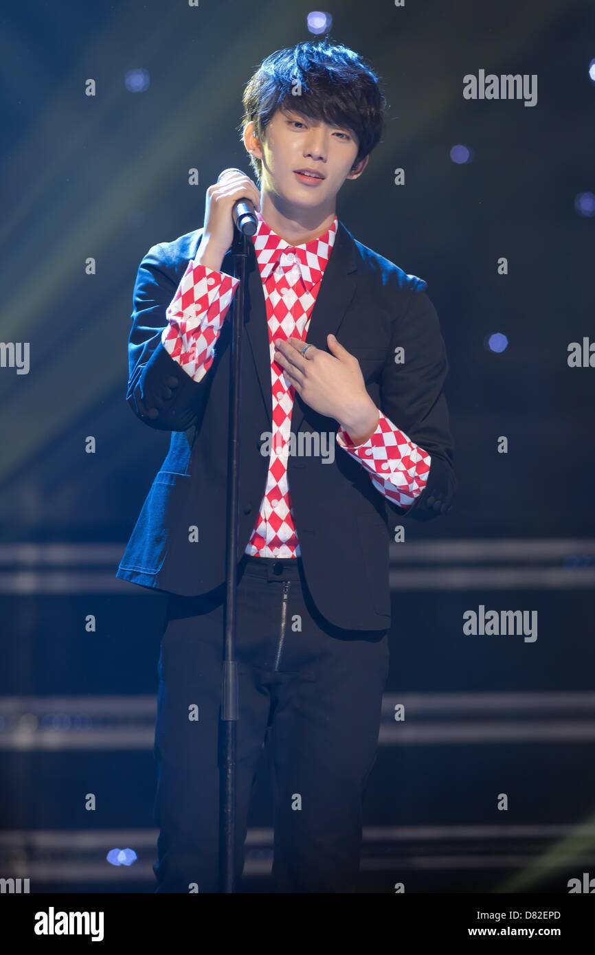 Boy group B1A4 on the set of MBC MUSIC SHOW CHAMPION in Seoul, South Korea on Wednesday May 15 ...