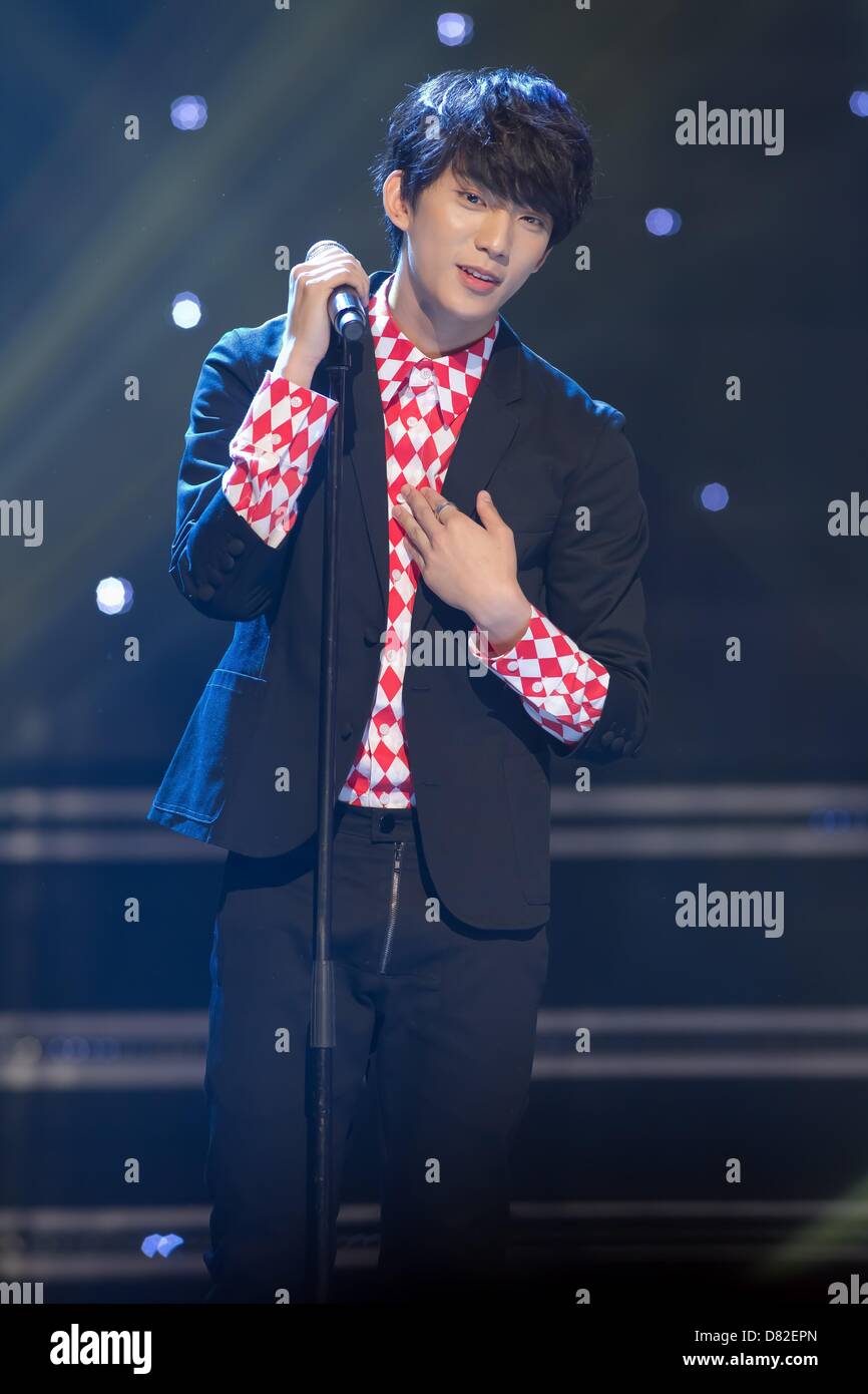 Boy group B1A4 on the set of MBC MUSIC SHOW CHAMPION in Seoul, South Korea on Wednesday May 15 ...