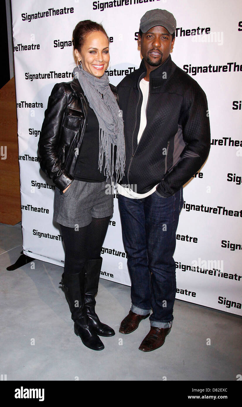 Nicole Ari Parker and Blair Underwood Opening night after party for ...