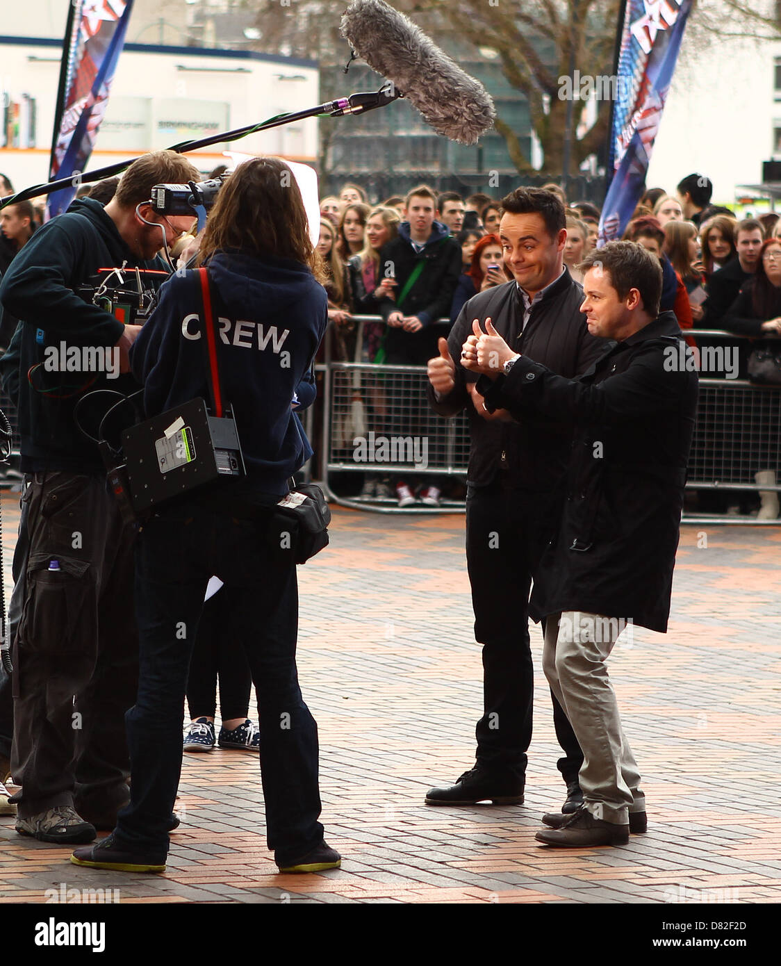 Anthony McPartlin and Declan Donnelly aka Ant and Dec arriving at the ...