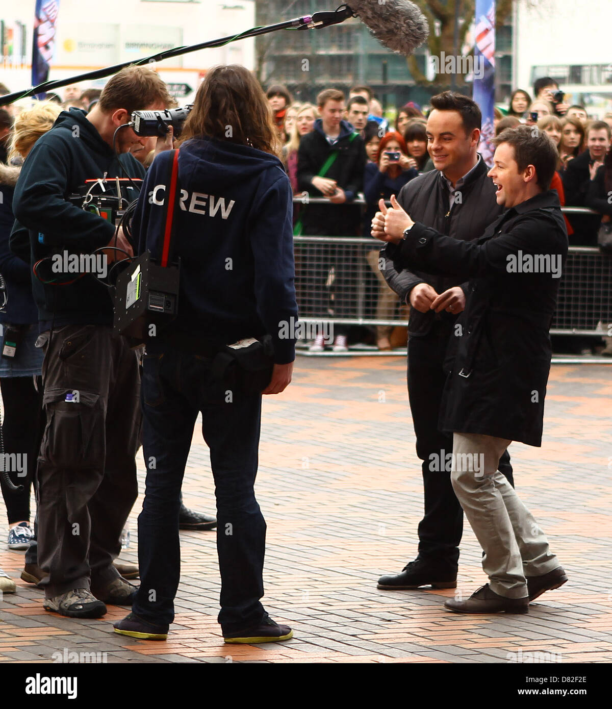 Anthony McPartlin and Declan Donnelly aka Ant and Dec arriving at the ...