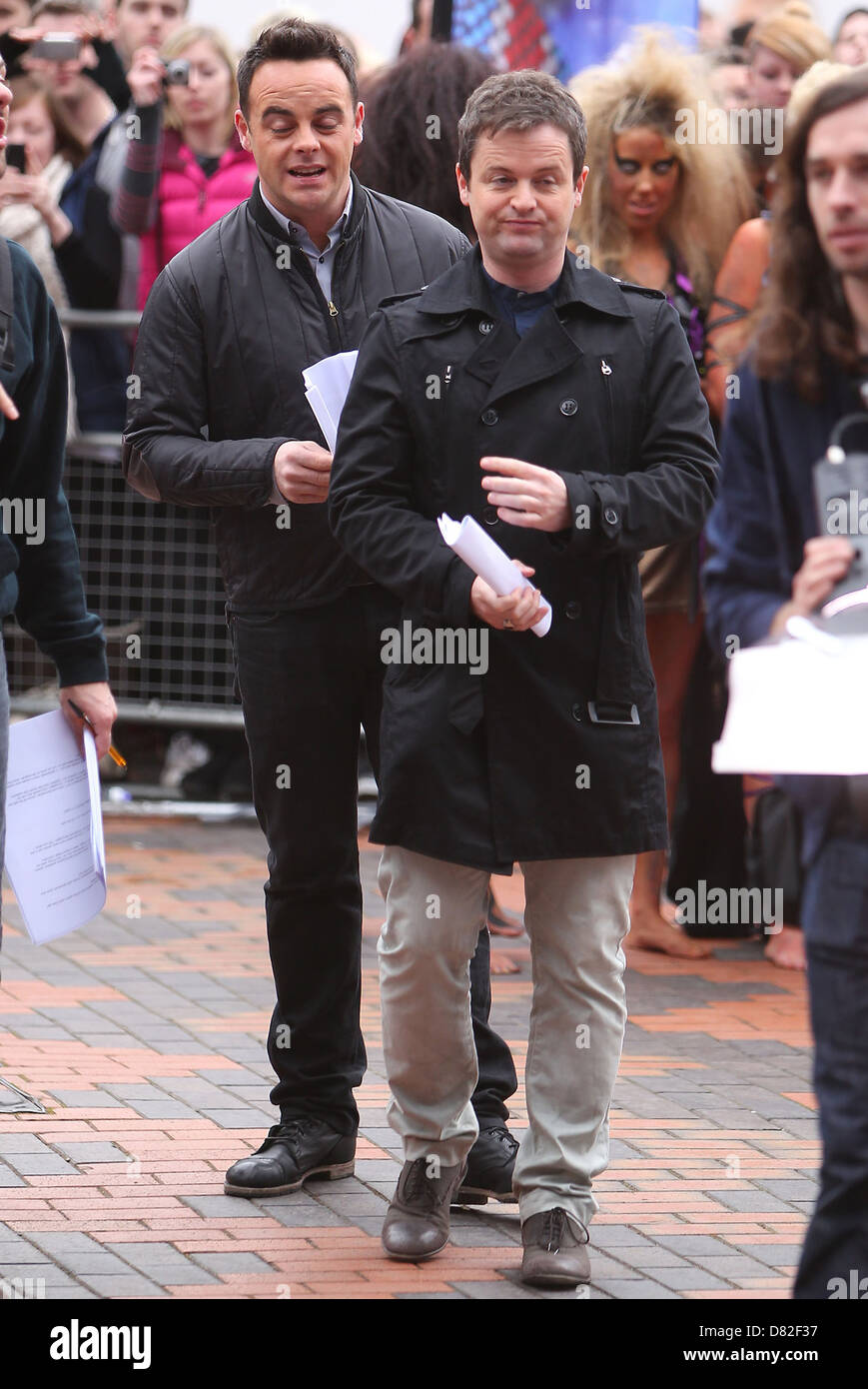 Anthony McPartlin and Declan Donnelly aka Ant and Dec arriving at the ...