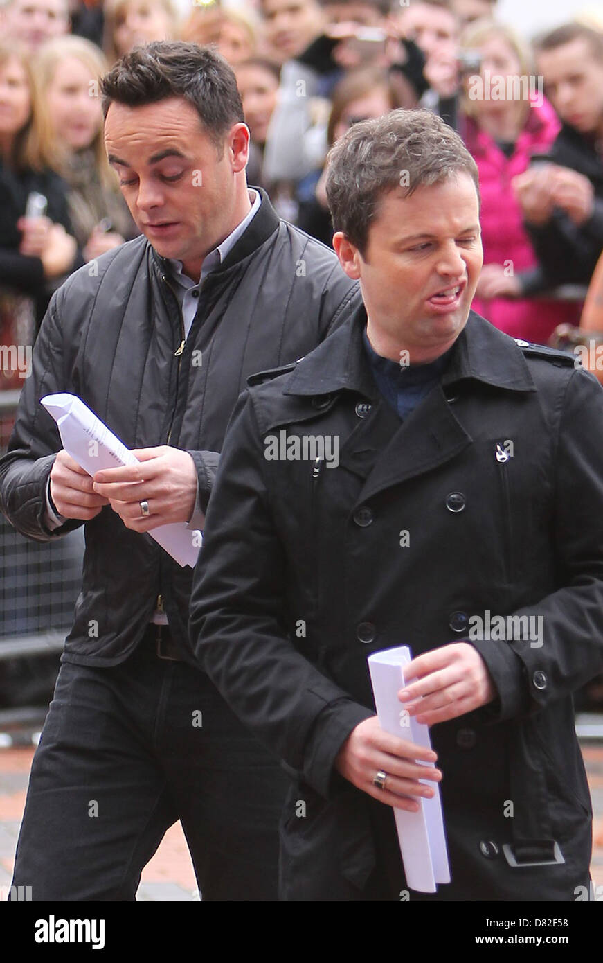 Anthony McPartlin and Declan Donnelly aka Ant and Dec arriving at the ...