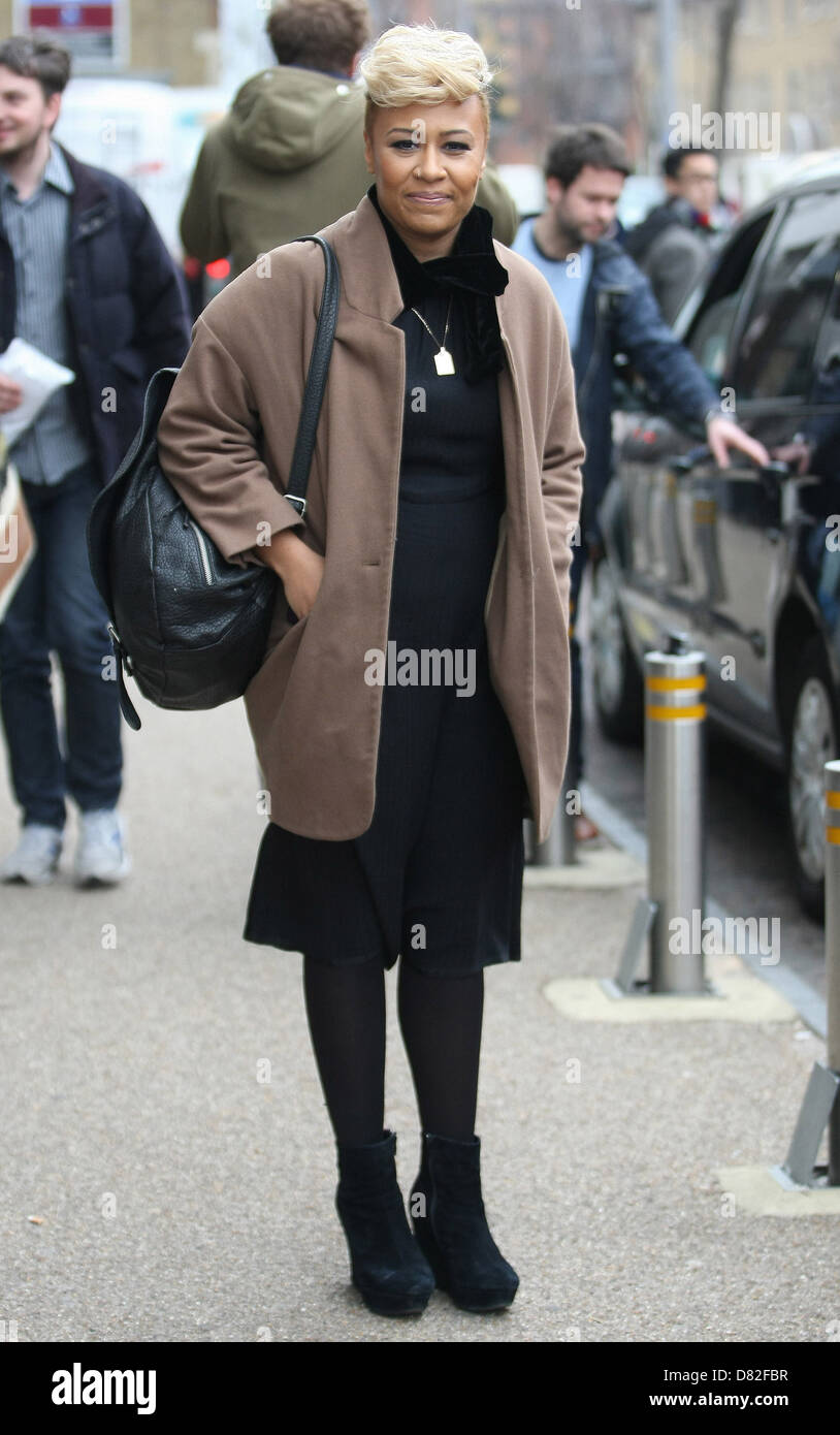 Emeli sande outside the itv studios london hi-res stock photography and ...