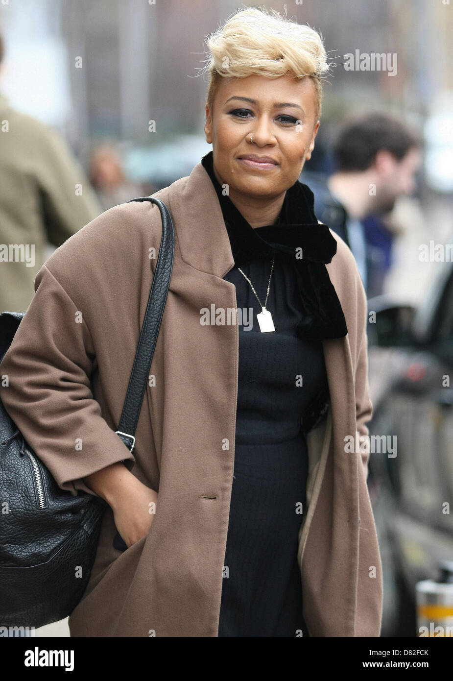 Emeli Sande outside the ITV studios London, England - 17.02.12 Stock ...