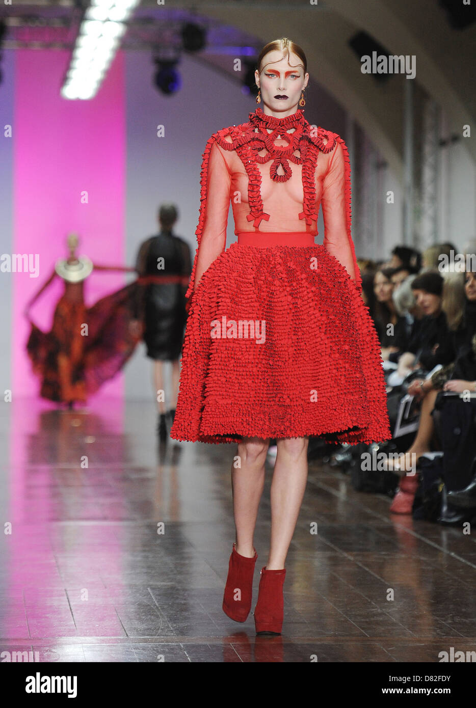 Model London Fashion Week - Autumn Winter 2012 - Fyodor Golan - Catwalk ...