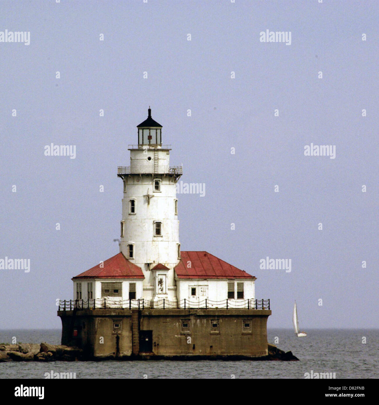 Chicago Harbor Lighthouse Stock Photo - Alamy