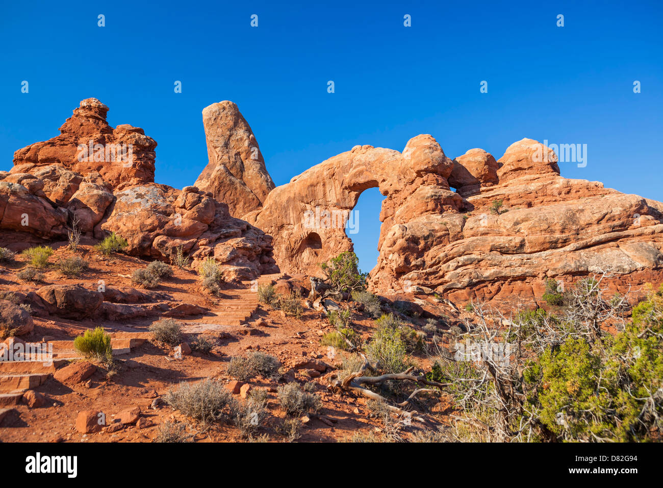 Turret Arch, Arches National Park, Utah Stock Photo - Alamy