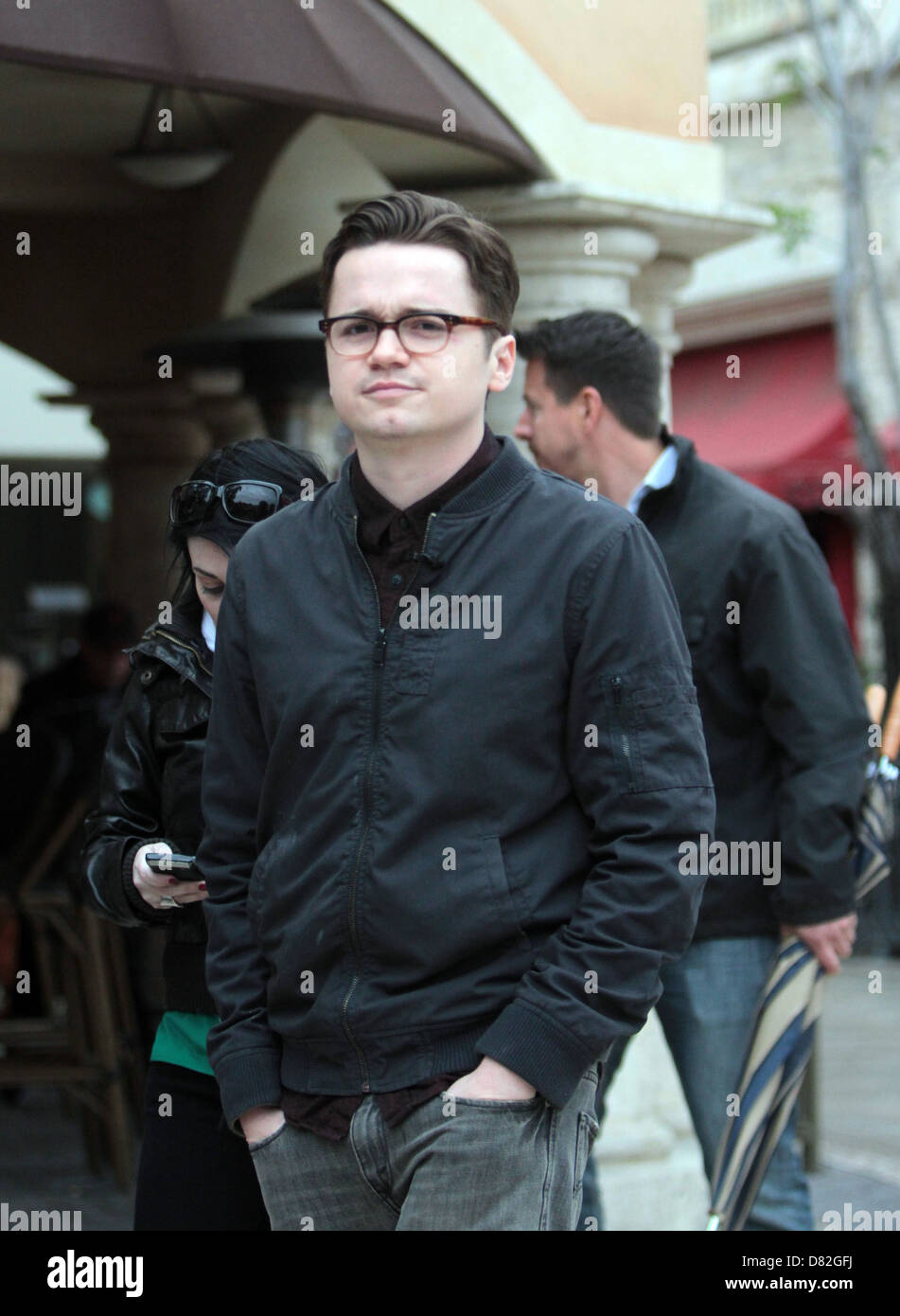 Dan Byrd The cast of 'Cougar Town' appear on the showbiz news programme ...