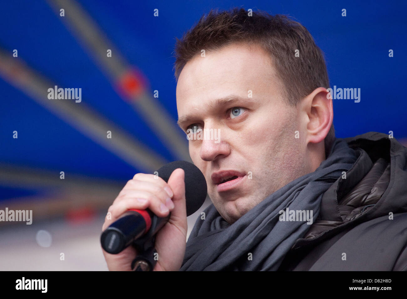 Political activist Alexei Navalny attending an anti-Putin rally St ...
