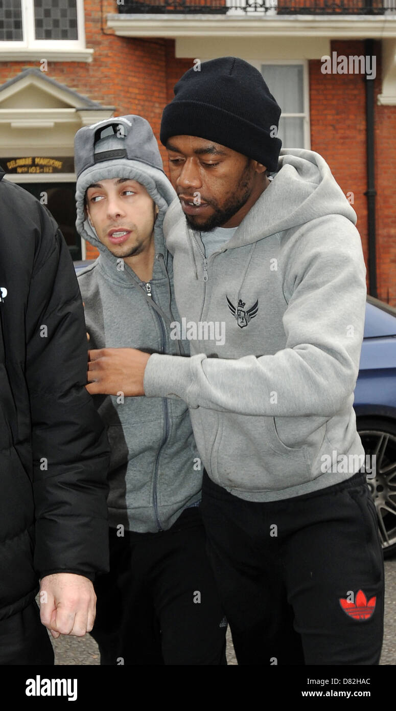 Rapper Dappy aka Dino Contostavlos arriving at the BBC Maida Vale ...