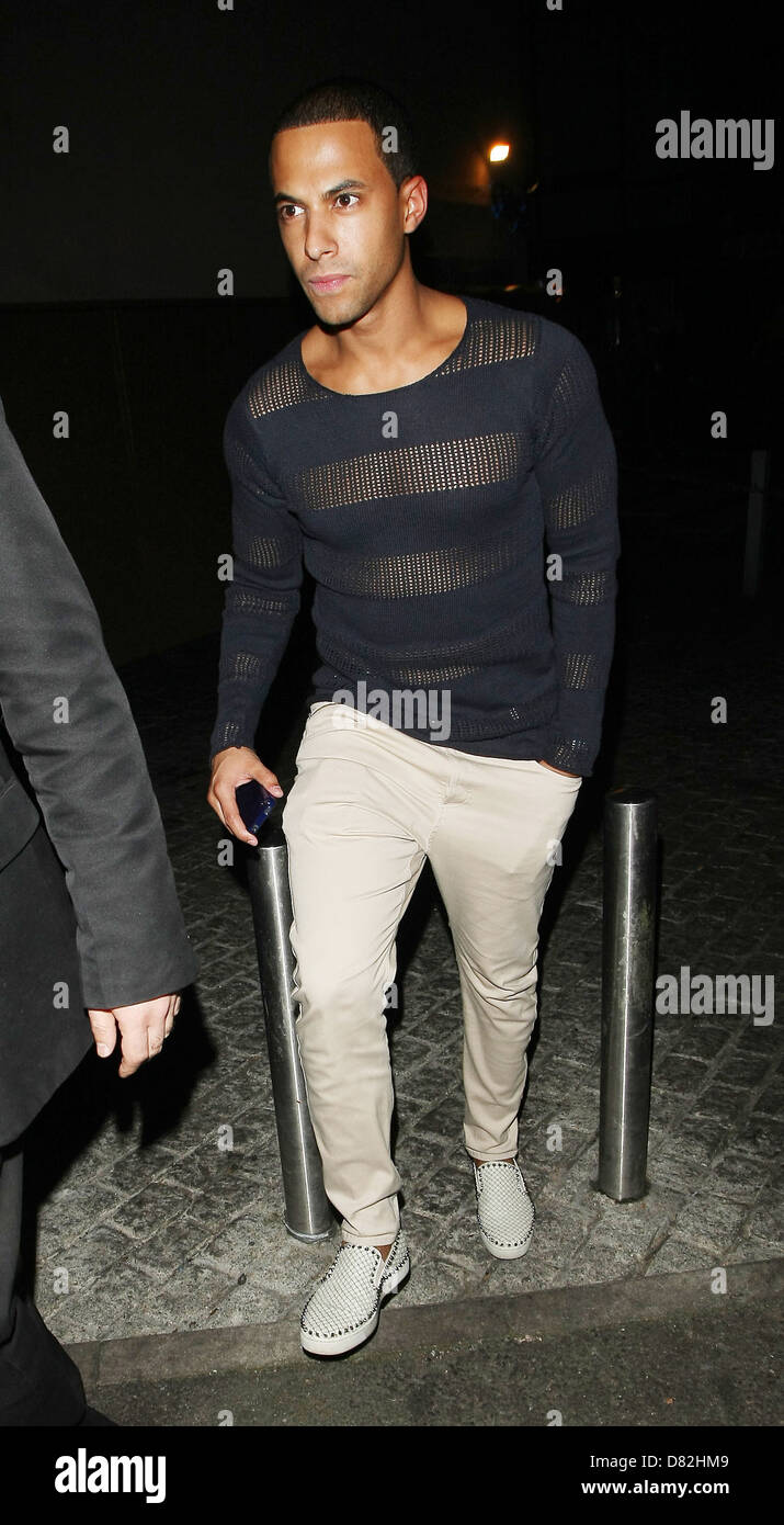 Marvin Humes at Gilgamesh in Camden. London, England - 17.02.12 Stock ...