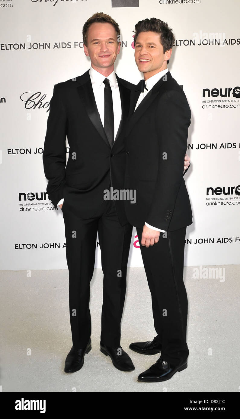 Neil Patrick Harris and David Burtka The 20th Annual Elton John AIDS ...