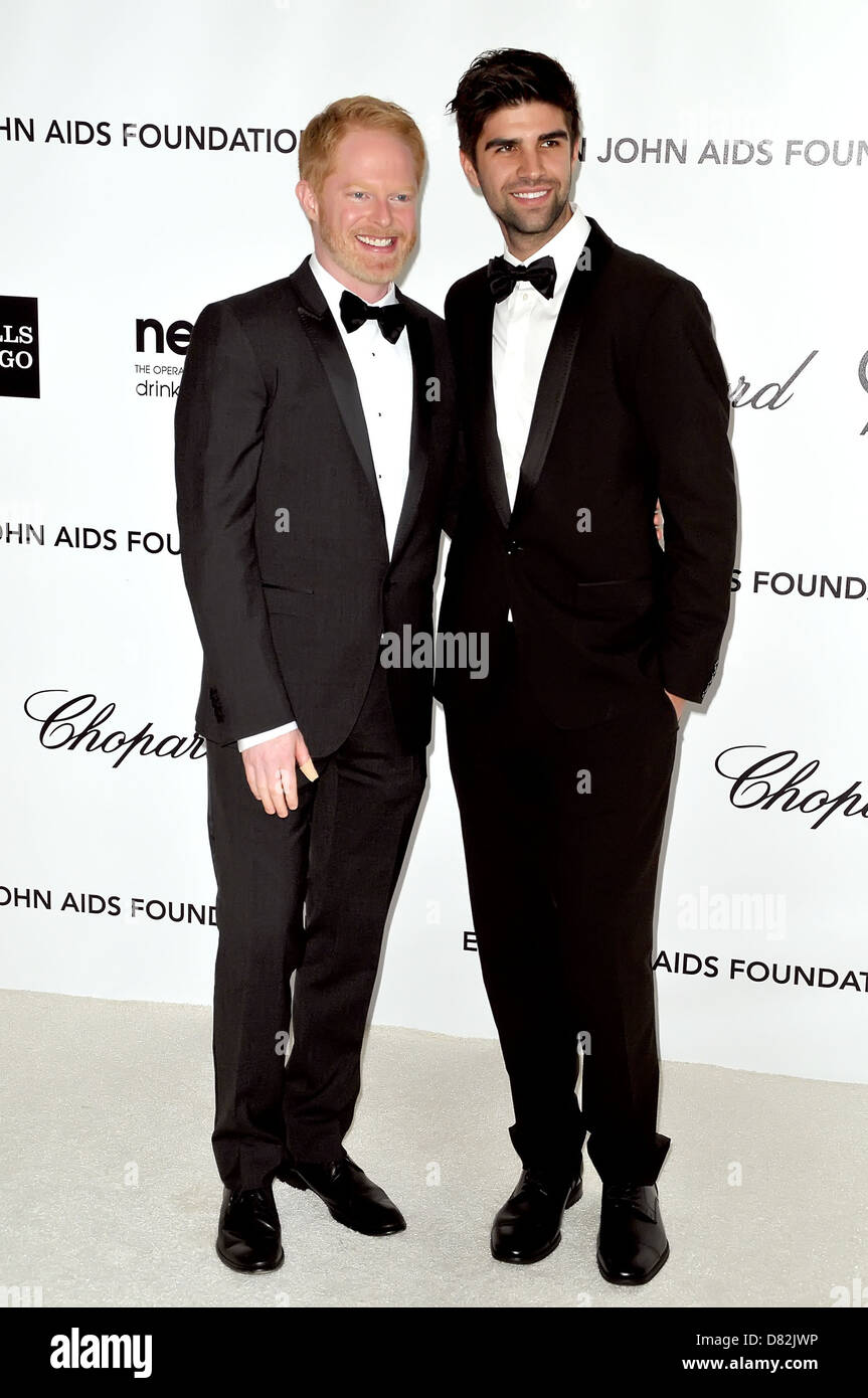 Justin Mikita and Jesse Tyler Ferguson The 20th Annual Elton John AIDS ...