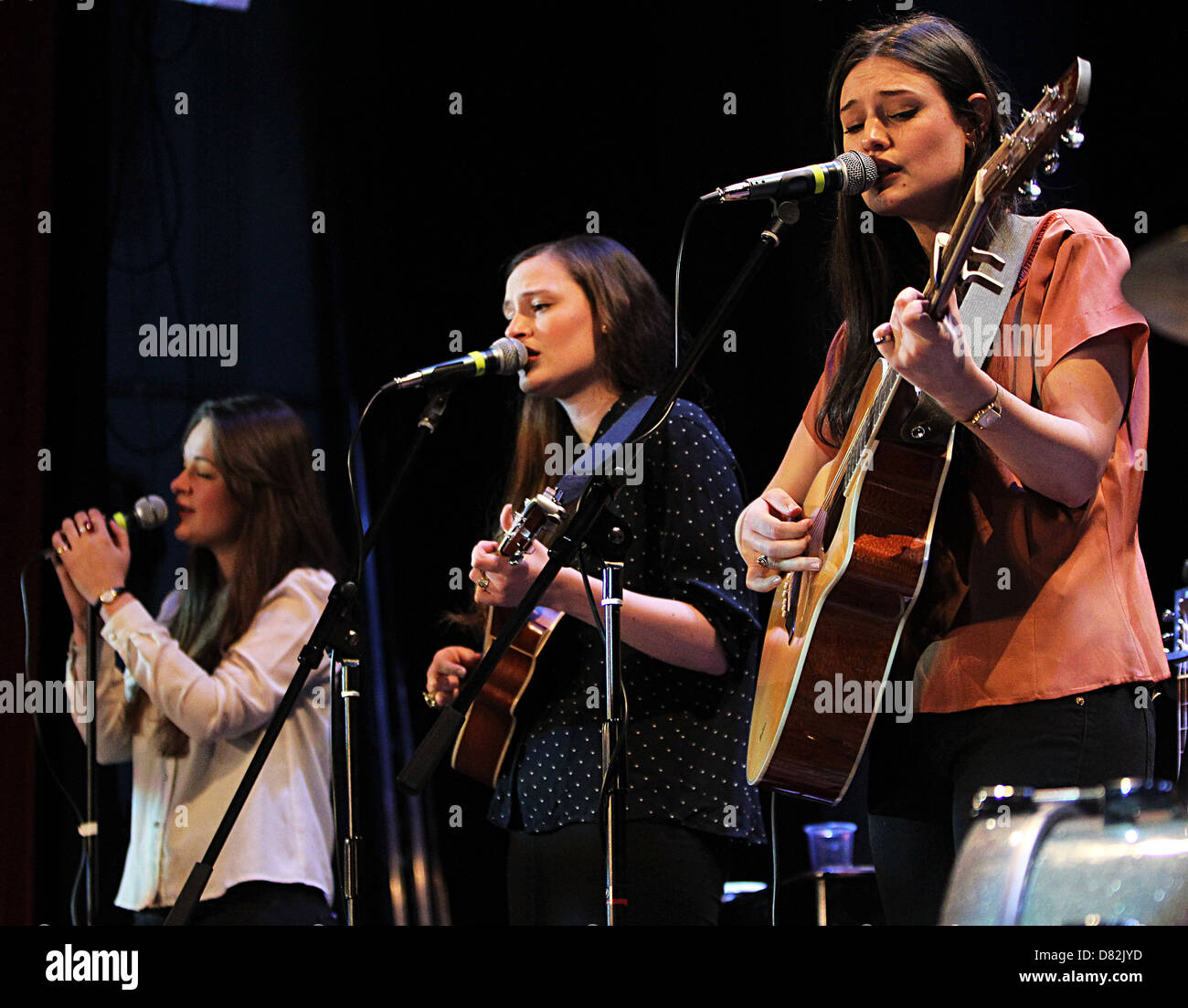 Emily, Camilla and Jessica Staveley-Taylor of The Staves performing on ...