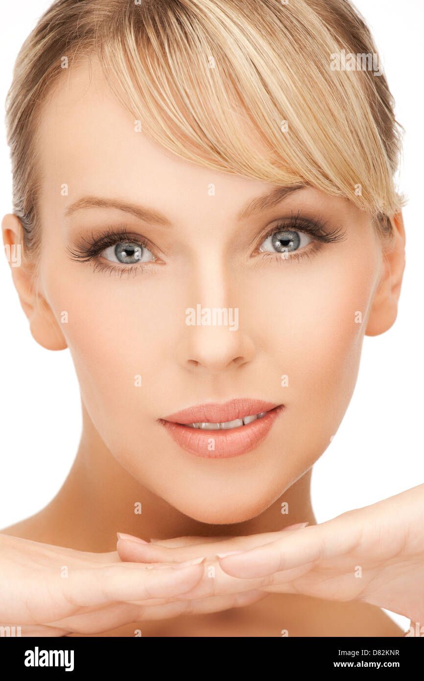 clean face of woman Stock Photo - Alamy