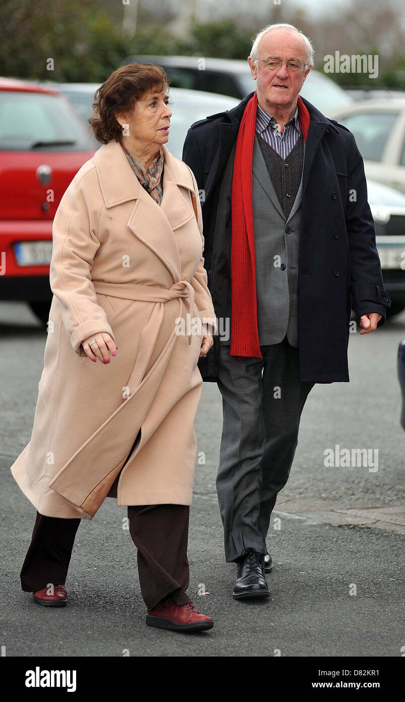 Frank Kelly with his wife The funeral of David Kelly held at the Church ...