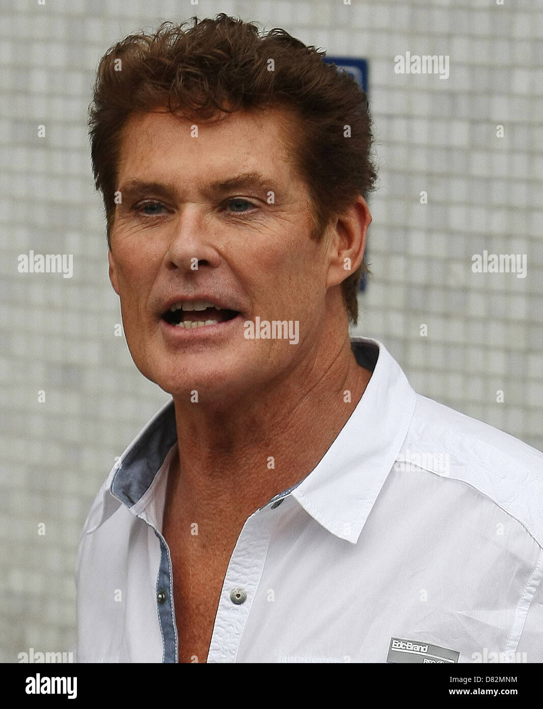 David Hasselhoff at the ITV studios London, England - 27.02.12 Stock ...