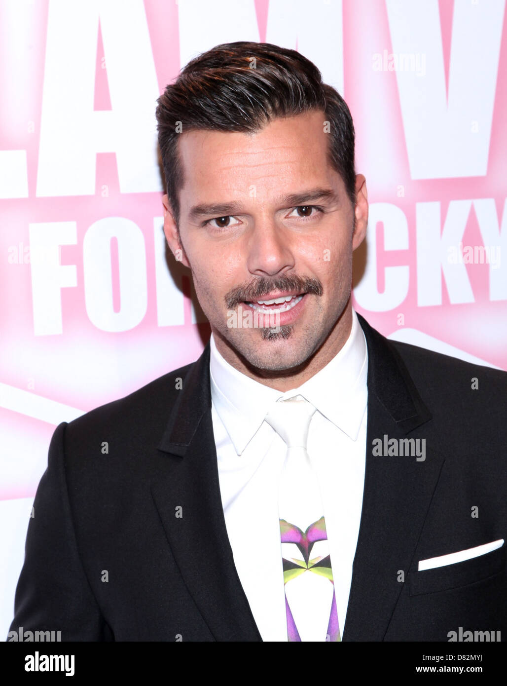 Ricky Martin the MAC Cosmetics Viva Glam Party at Stage 37 New York ...