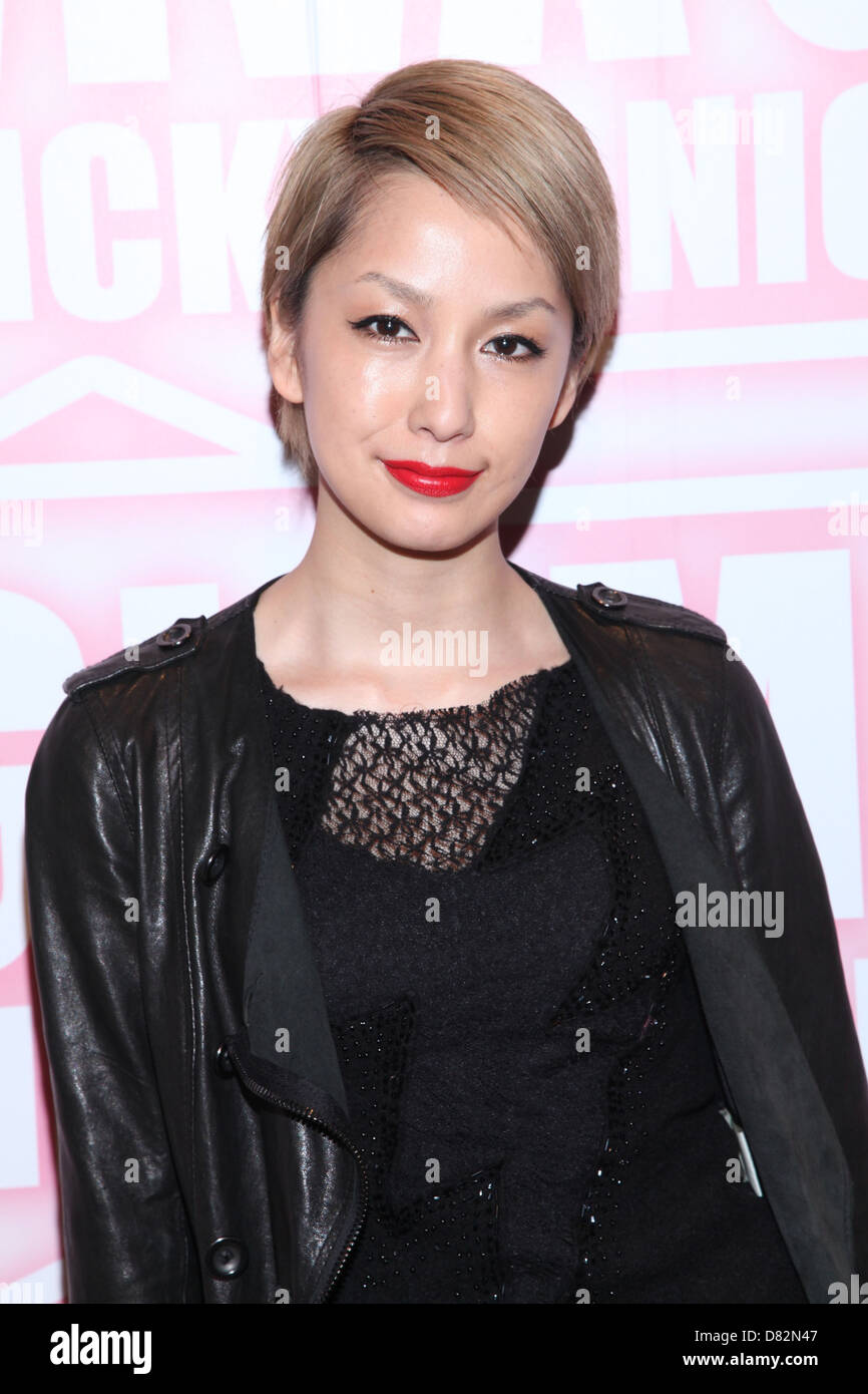 Mika Nakashima the MAC Cosmetics Viva Glam Party at Stage 37 New York ...
