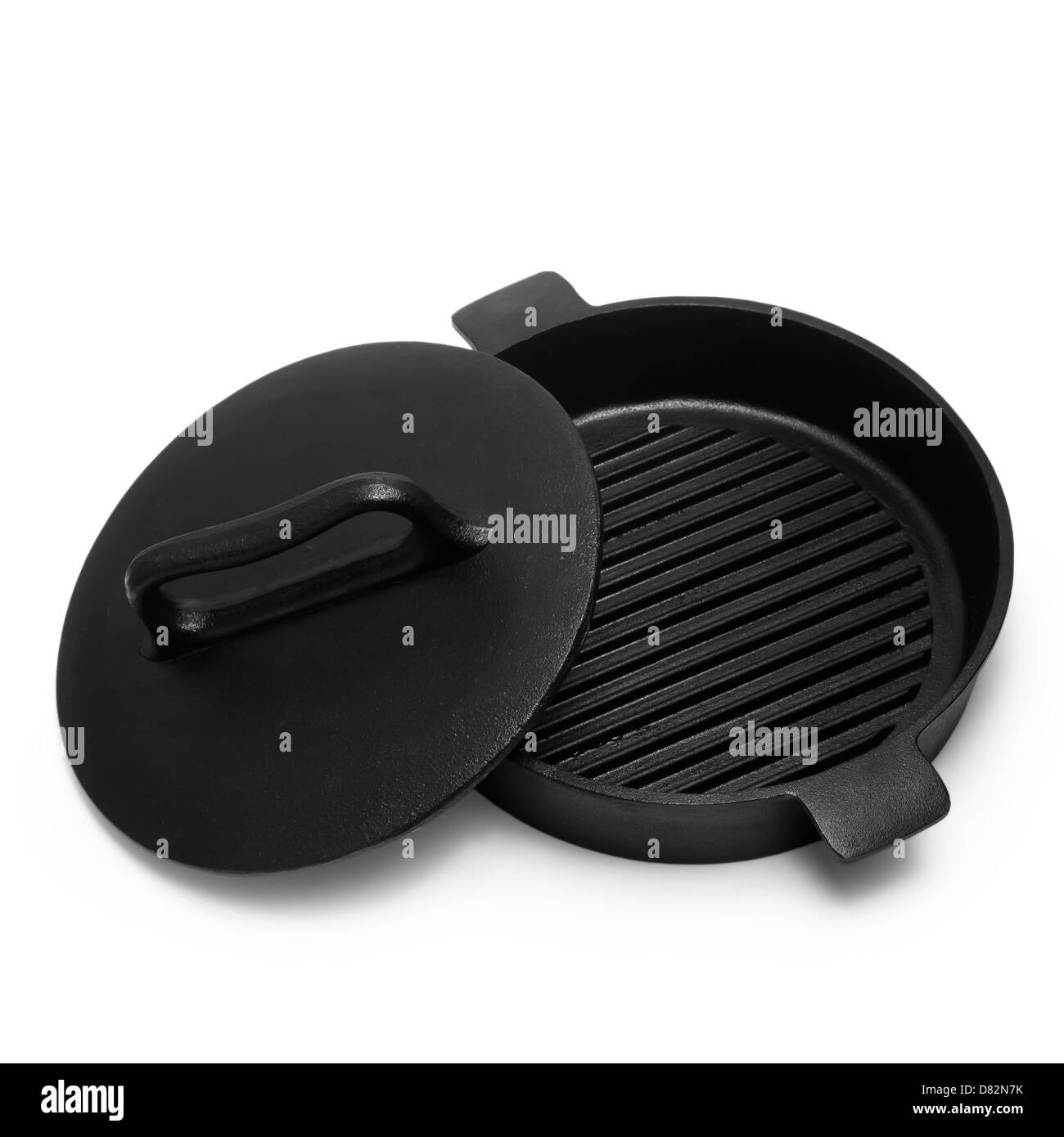 Grill skillet Black and White Stock Photos & Images - Alamy