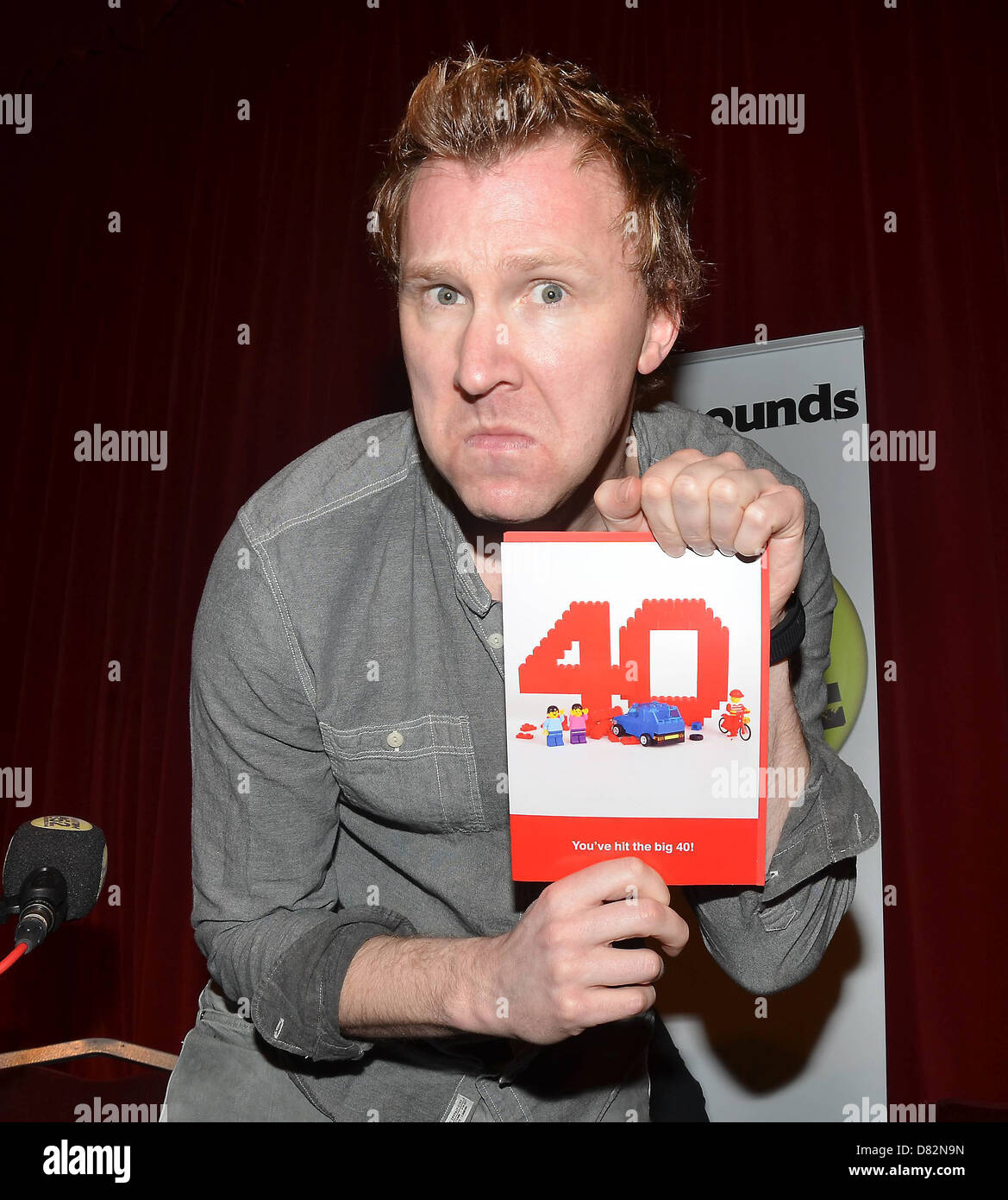 Jason Byrne Comedian Jason Byrne celebrates his 40th birthday with PJ ...