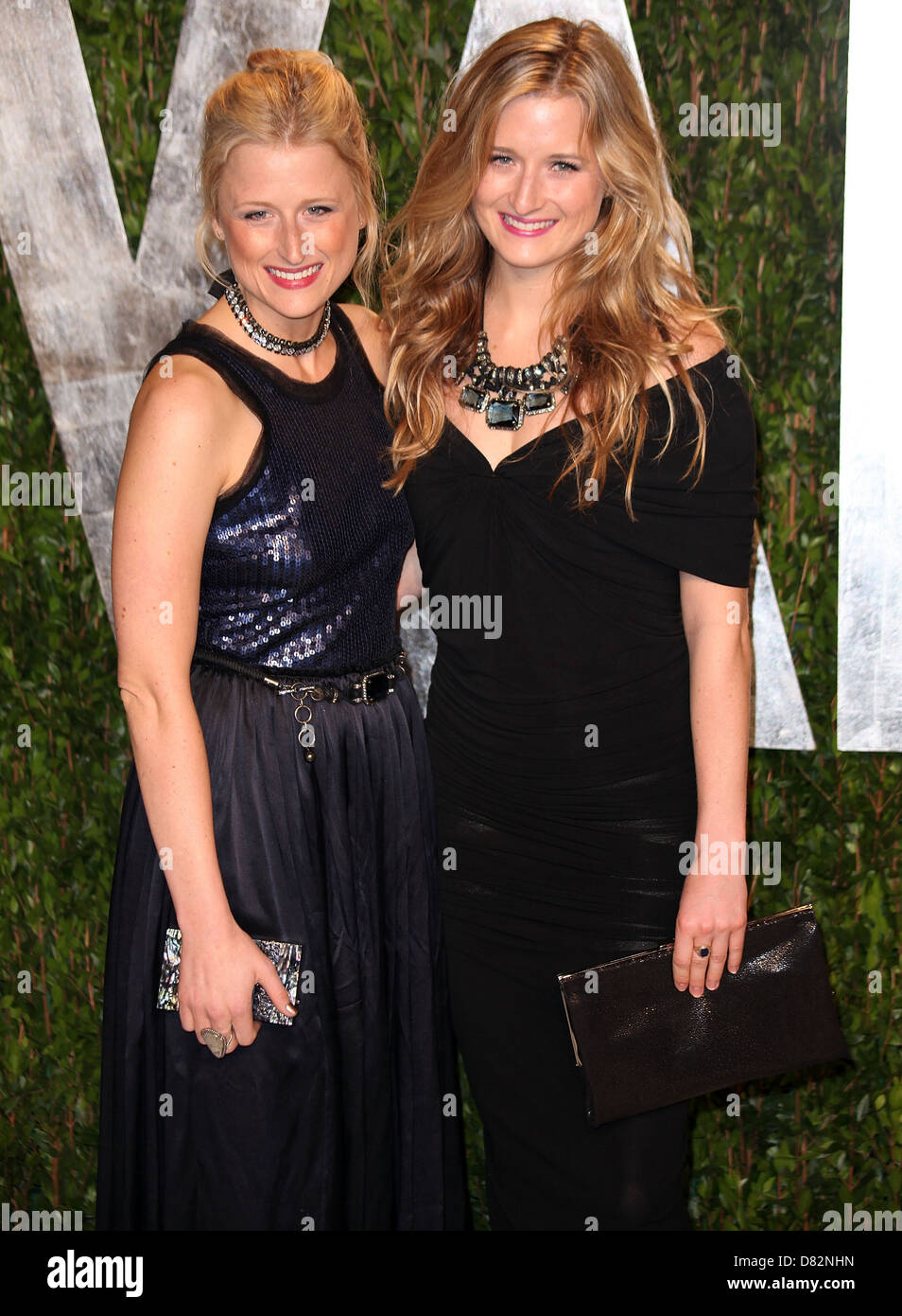 Mamie Gummer (L) and Grace Gummer 2012 Vanity Fair Oscar Party at ...