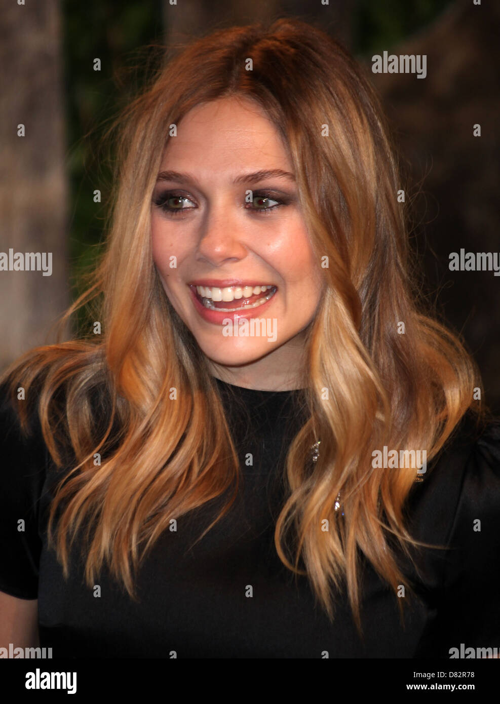 Elizabeth Olsen 2012 Vanity Fair Oscar Party at Sunset Tower Hotel ...