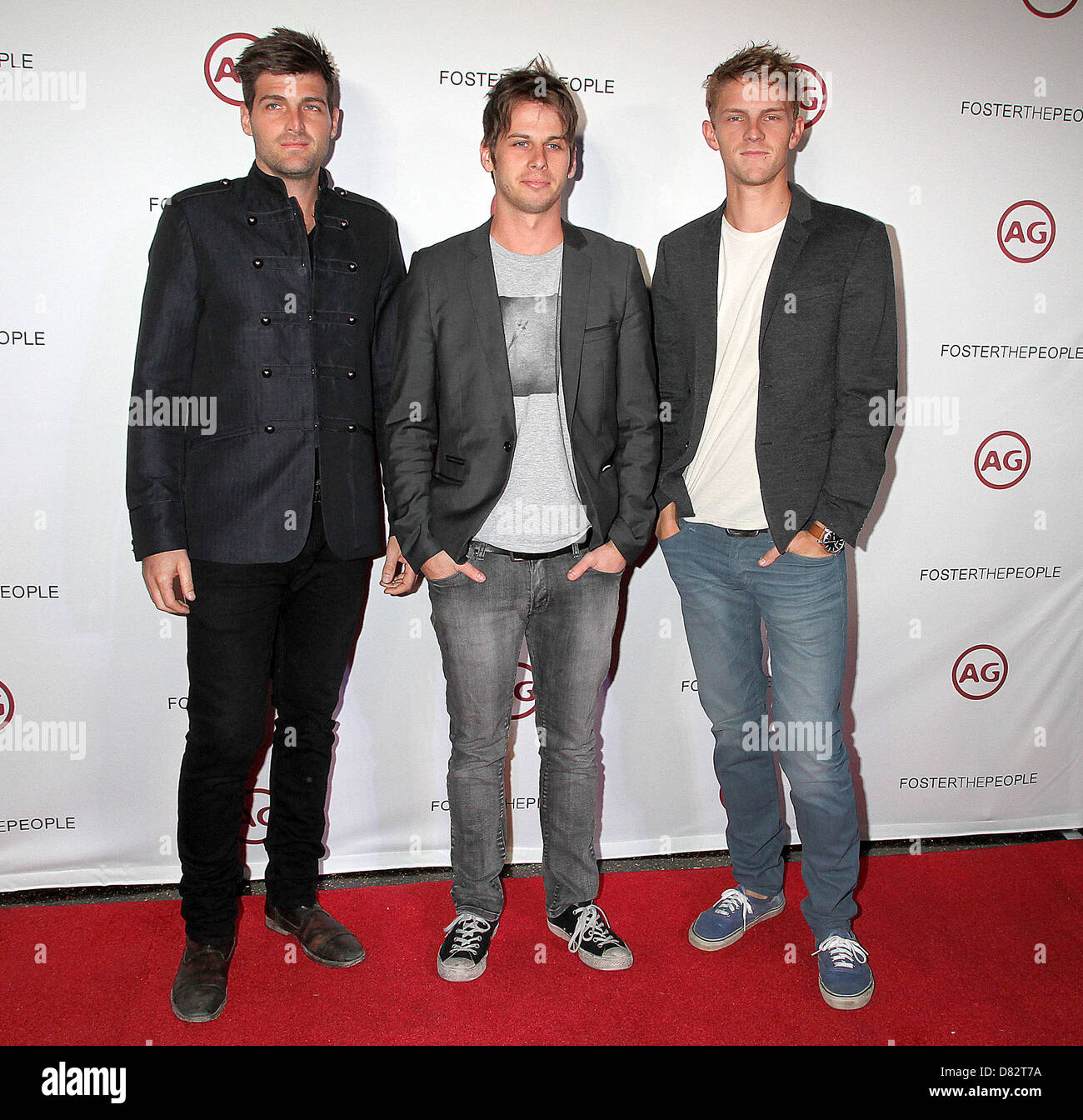 Cubbie Fink, Mark Foster and Mark Pontius of Foster The People at ...