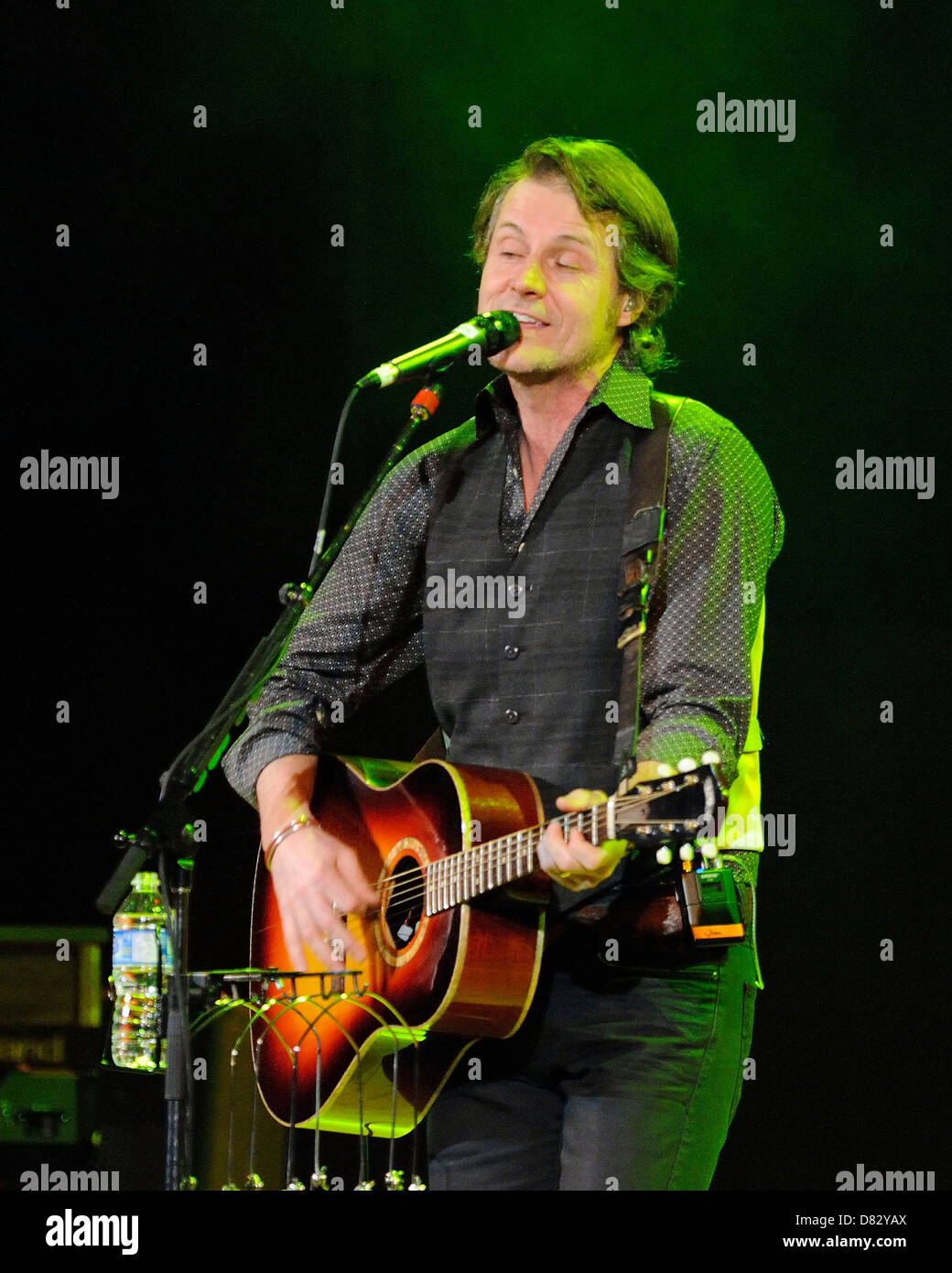 Jim Cuddy performs live on stage with The Jim Cuddy Band at Massey Hall ...