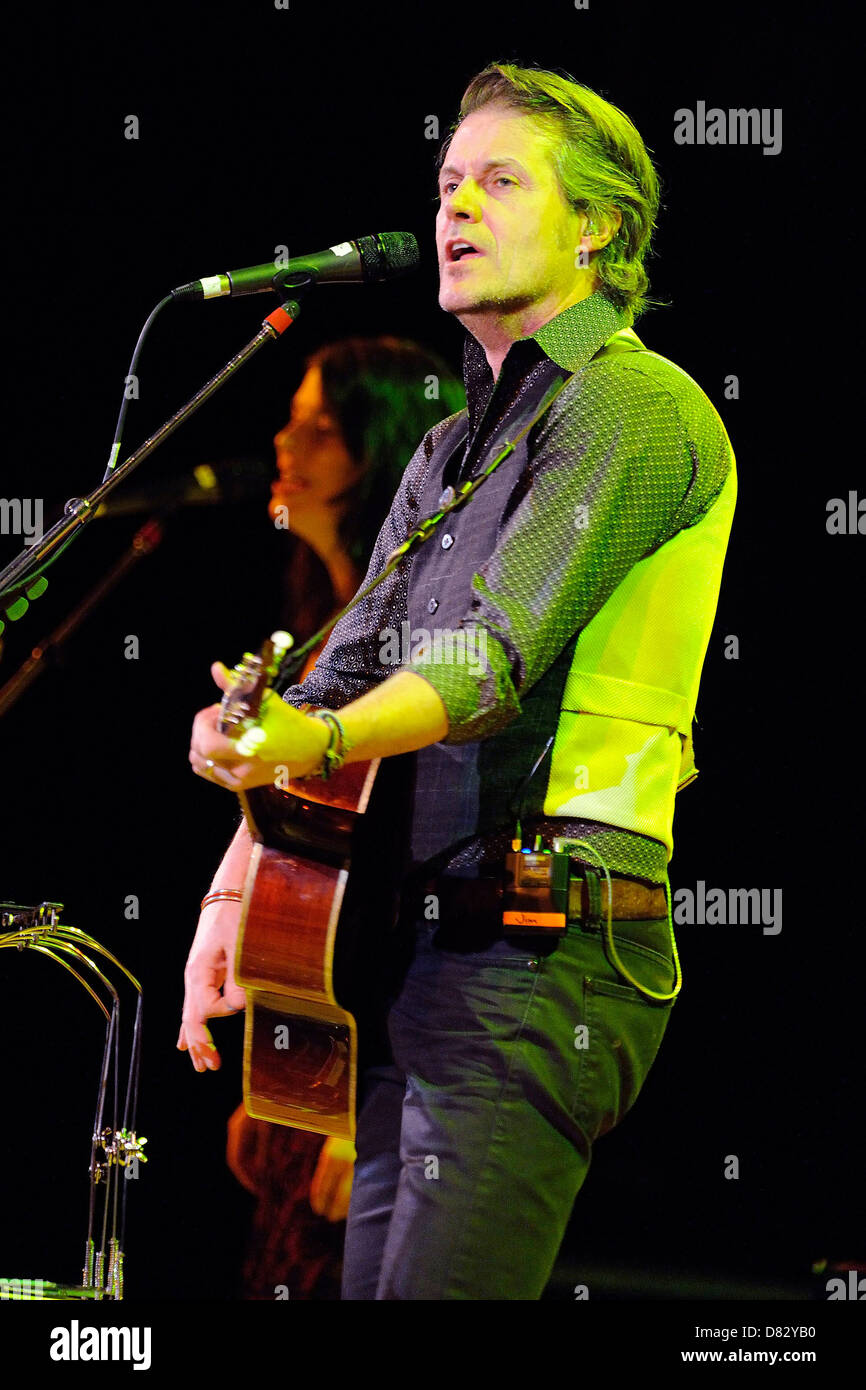 Jim Cuddy performs live on stage with The Jim Cuddy Band at Massey Hall ...