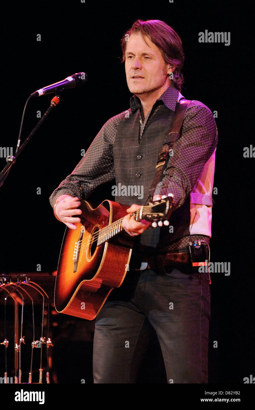 Jim Cuddy performs live on stage with The Jim Cuddy Band at Massey Hall ...