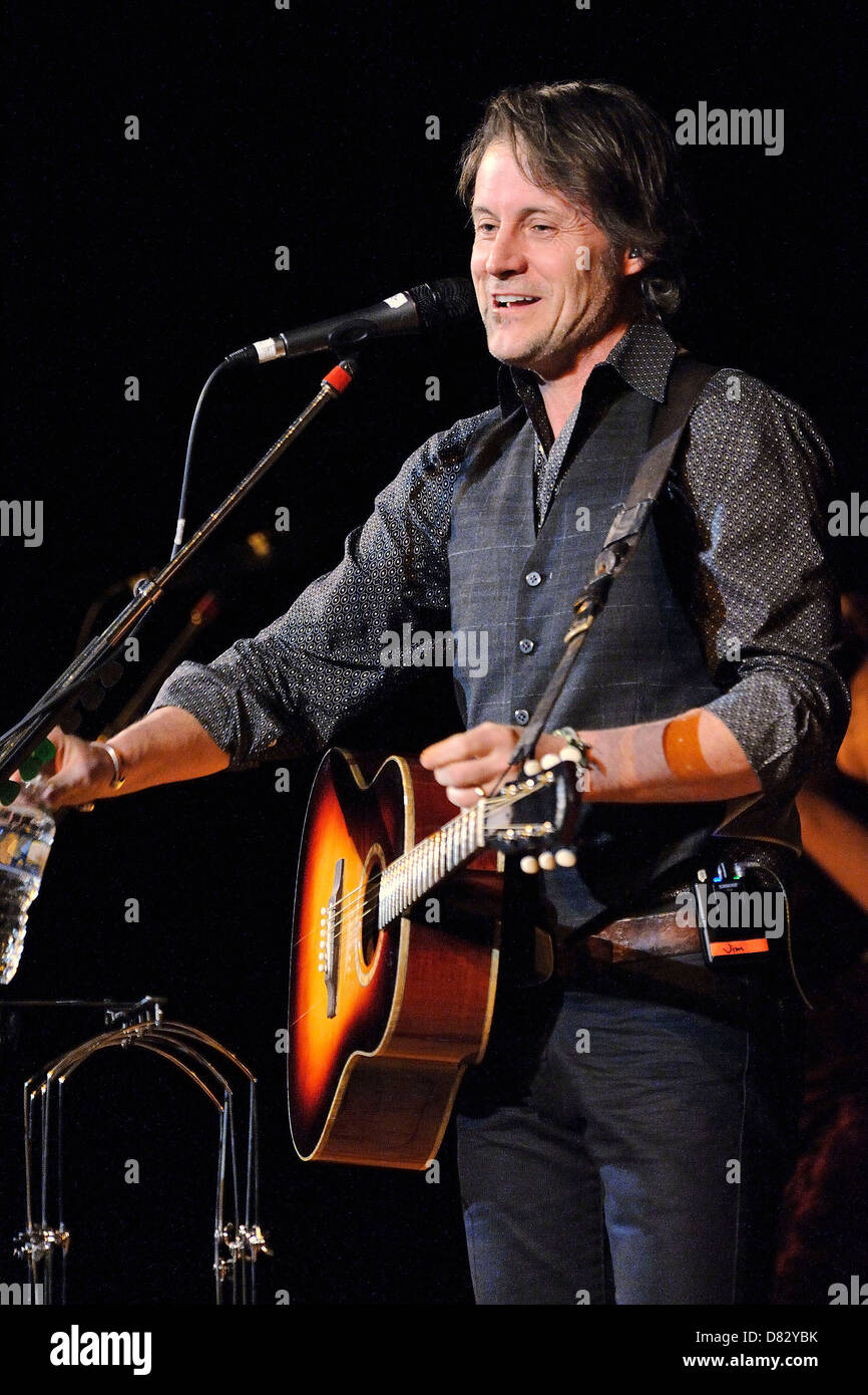 Jim Cuddy performs live on stage with The Jim Cuddy Band at Massey Hall ...