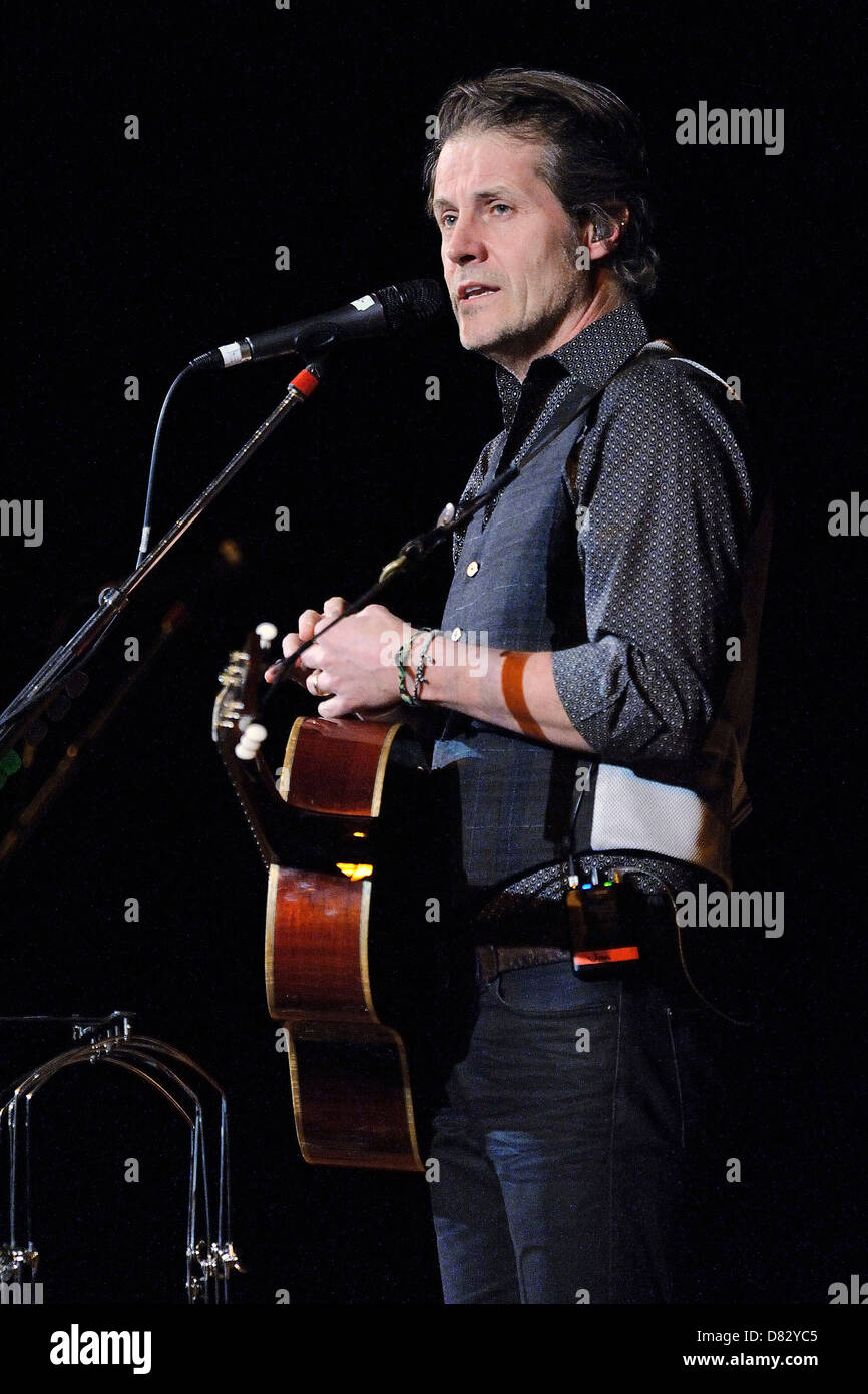 Jim Cuddy performs live on stage with The Jim Cuddy Band at Massey Hall ...