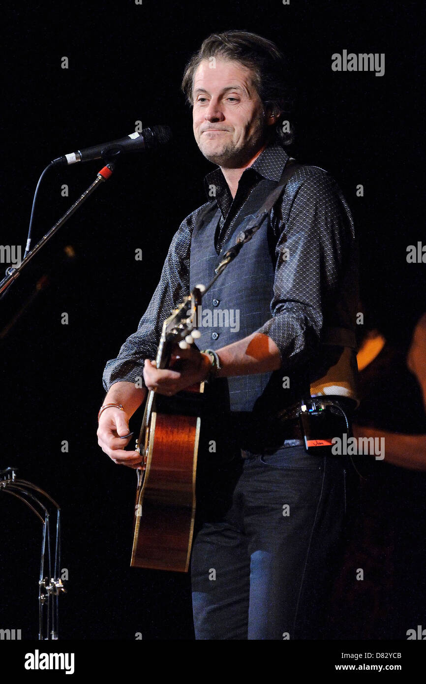 Jim Cuddy performs live on stage with The Jim Cuddy Band at Massey Hall ...