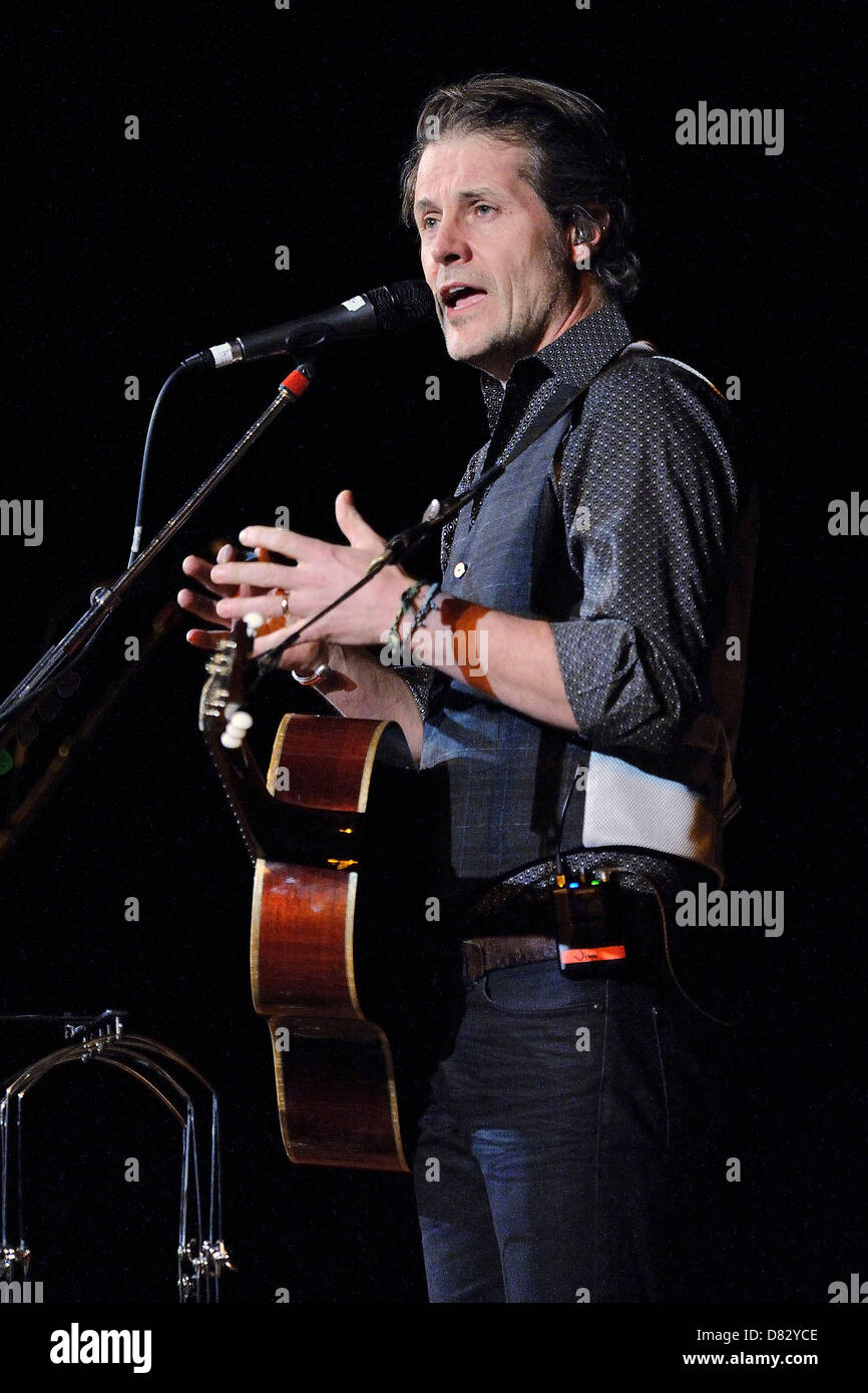 Jim Cuddy performs live on stage with The Jim Cuddy Band at Massey Hall ...