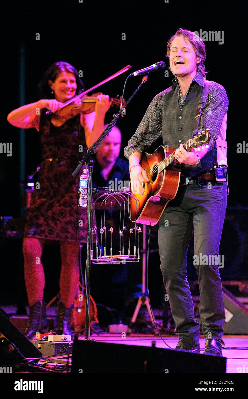 Jim Cuddy performs live on stage with The Jim Cuddy Band at Massey Hall ...