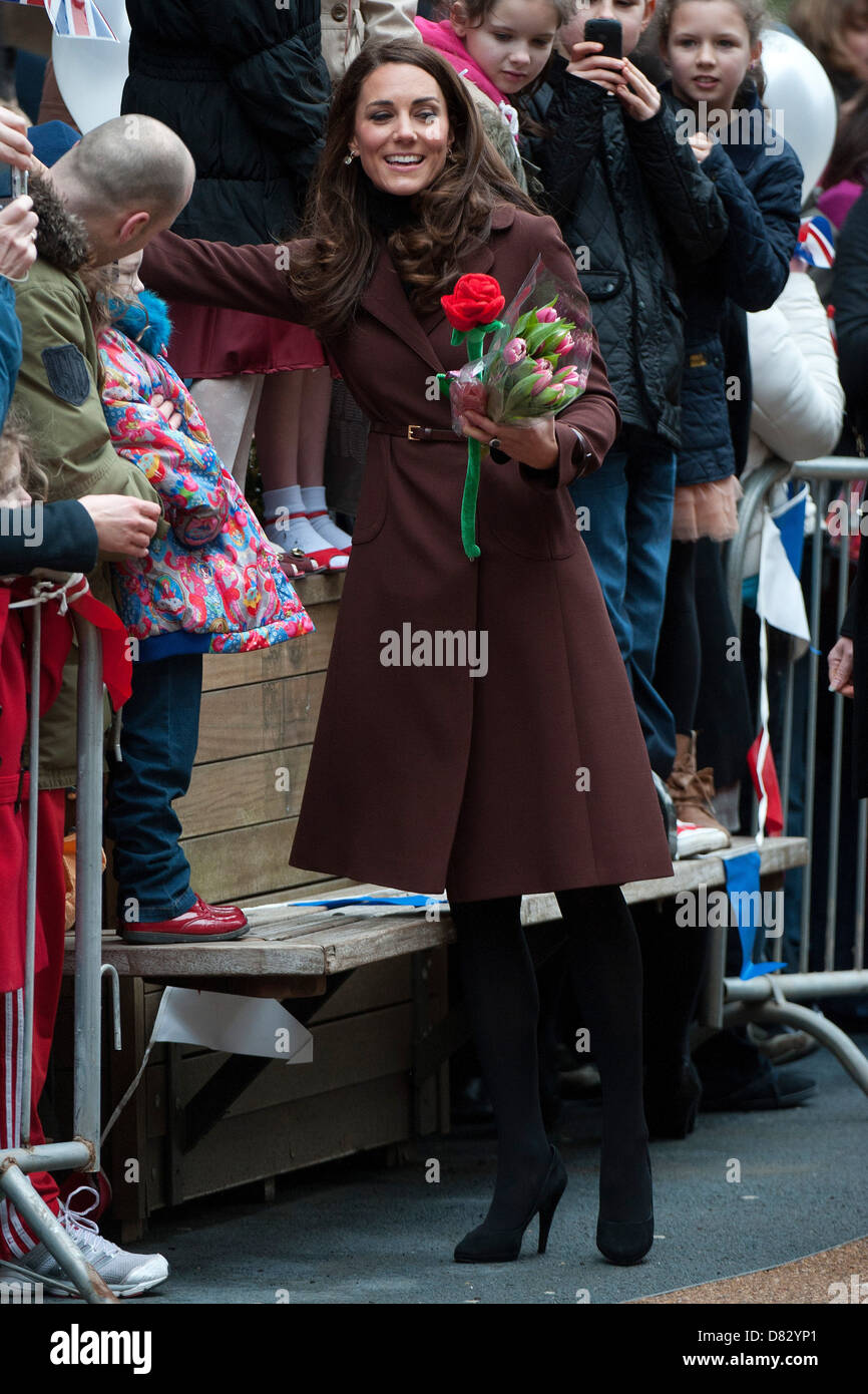 Catherine, Duchess of Cambridge, Kate Middleton arriving at the Brink ...