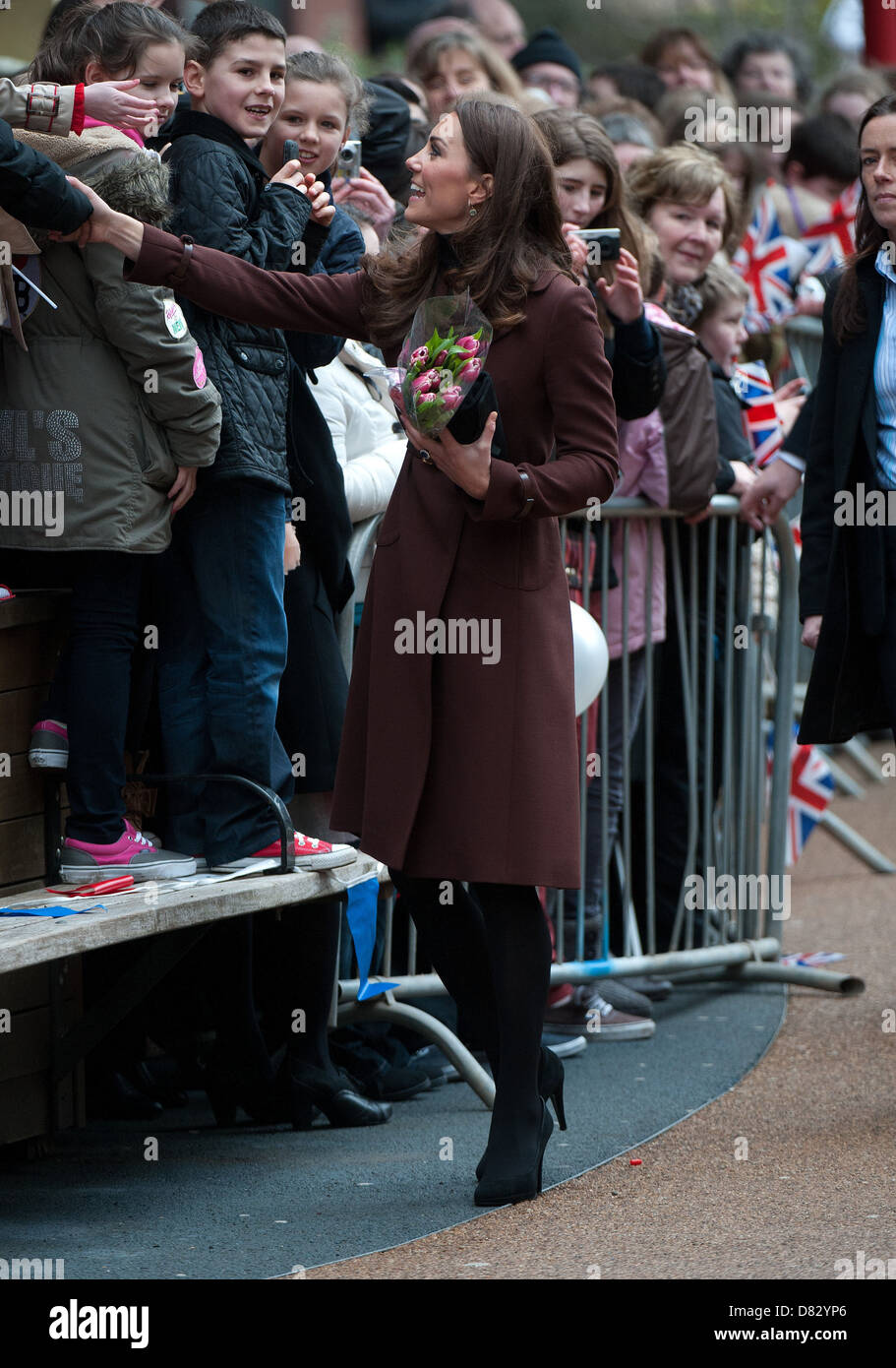 Catherine, Duchess of Cambridge, Kate Middleton arriving at the Brink ...